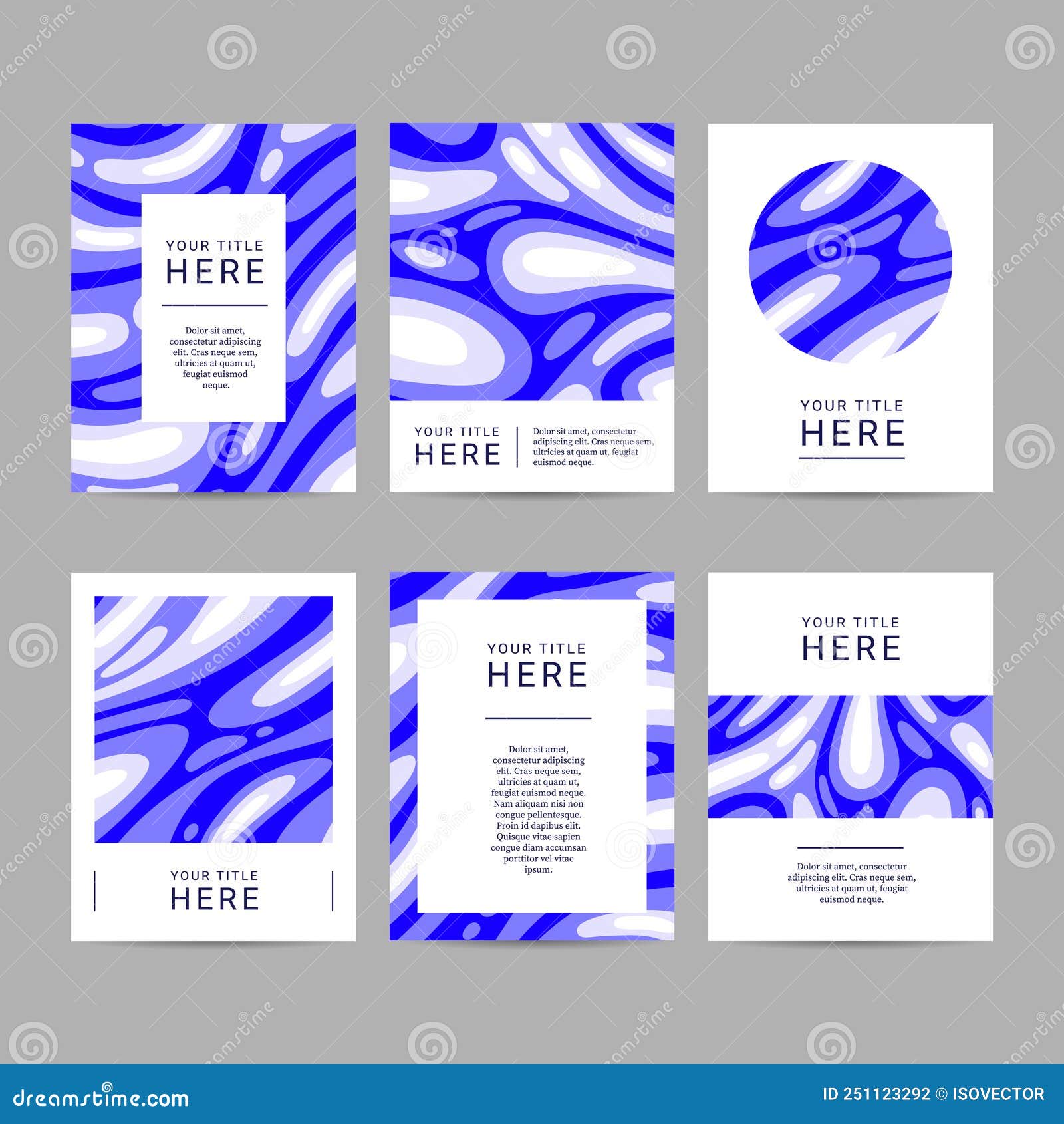 Abstract Design Brochure Template Stock Vector - Illustration of ...