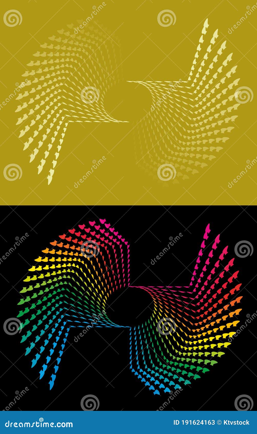 Set of Abstract Vector Geometric Elements Stock Vector - Illustration of cutout, background ...