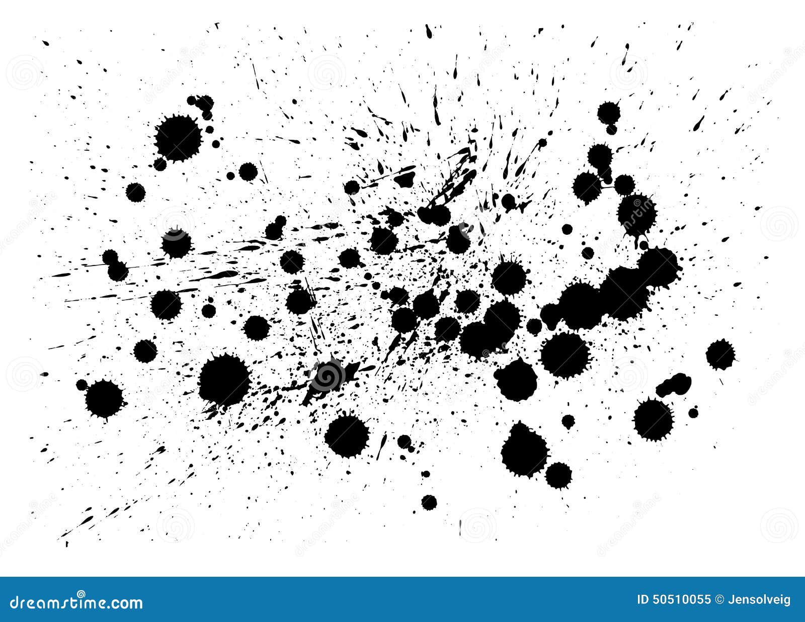 Set of Abstract Vector Paint Shapes Stock Vector - Illustration of ...