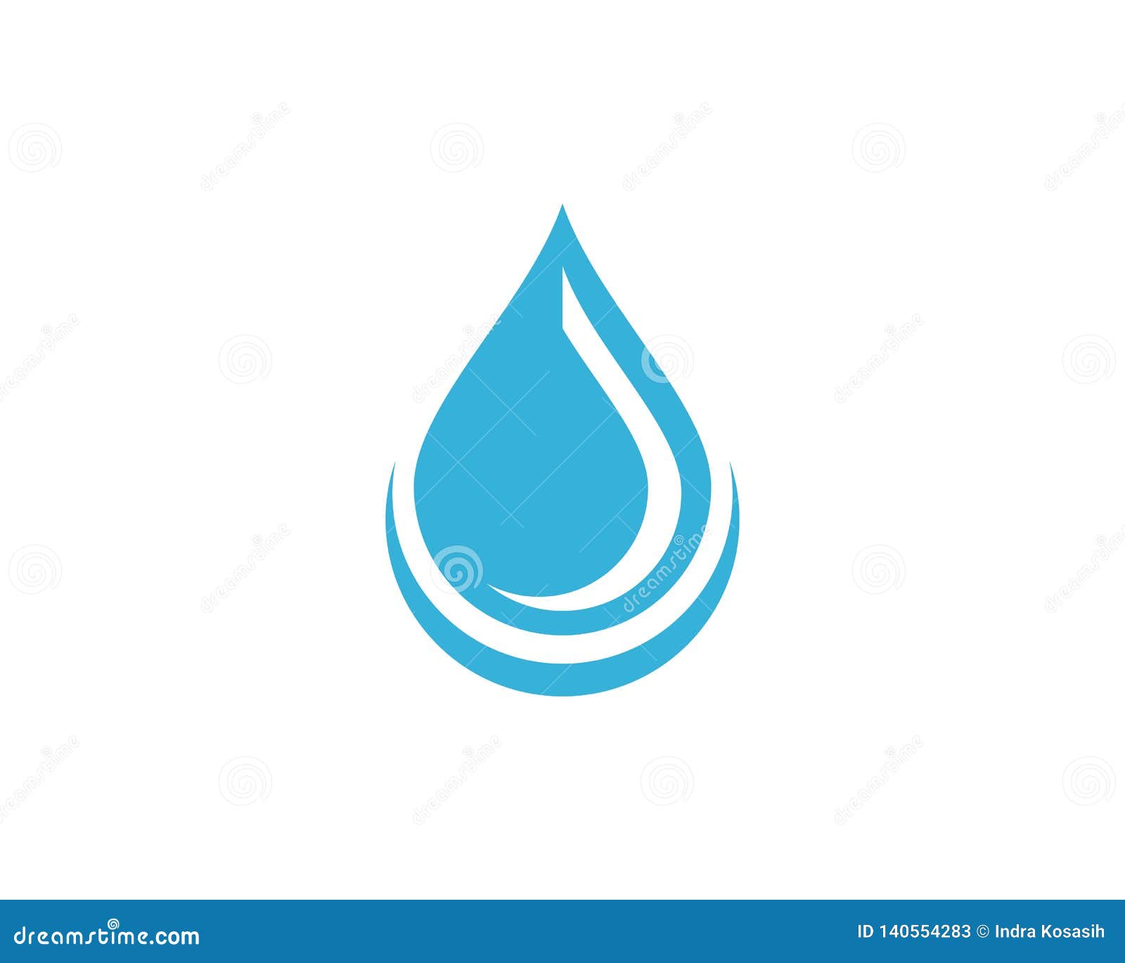 Set of Abstract Water Drops Symbols Stock Vector - Illustration of pure ...
