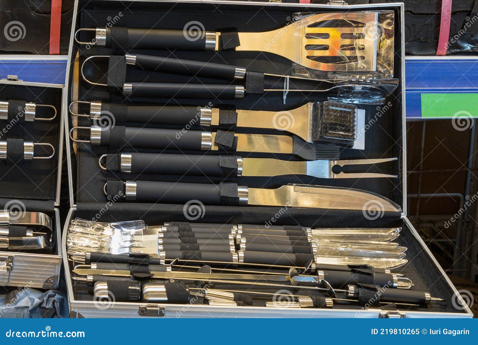 Set of Accessories for Cooking on the Grill. Kitchenware for Food ...