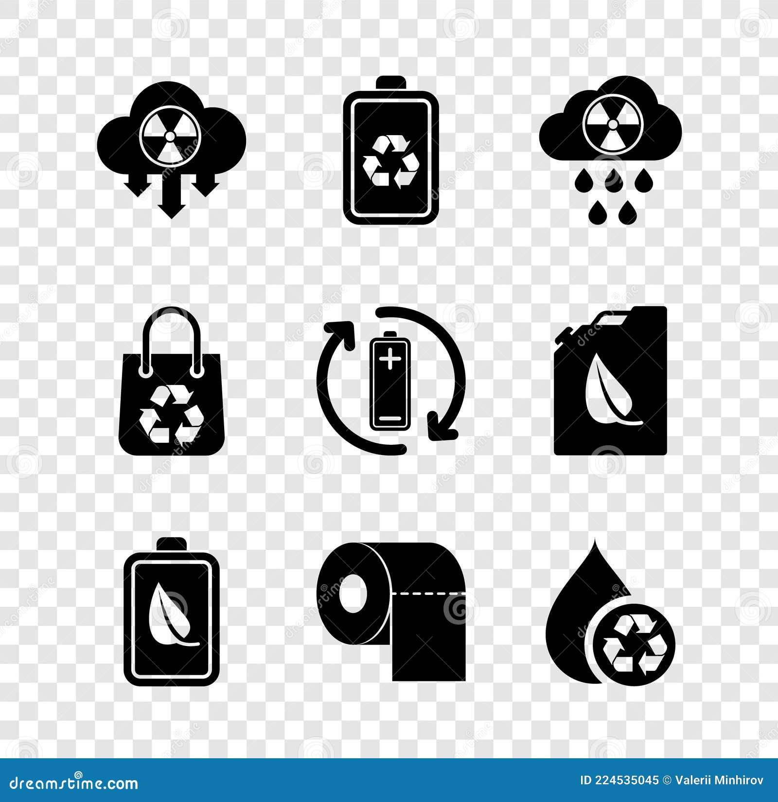 Set Acid Rain And Radioactive Cloud, Battery With Recycle, Eco Nature ... Set Acid Rain And Radioactive Cloud, Battery With Recycle, Eco Nature ...