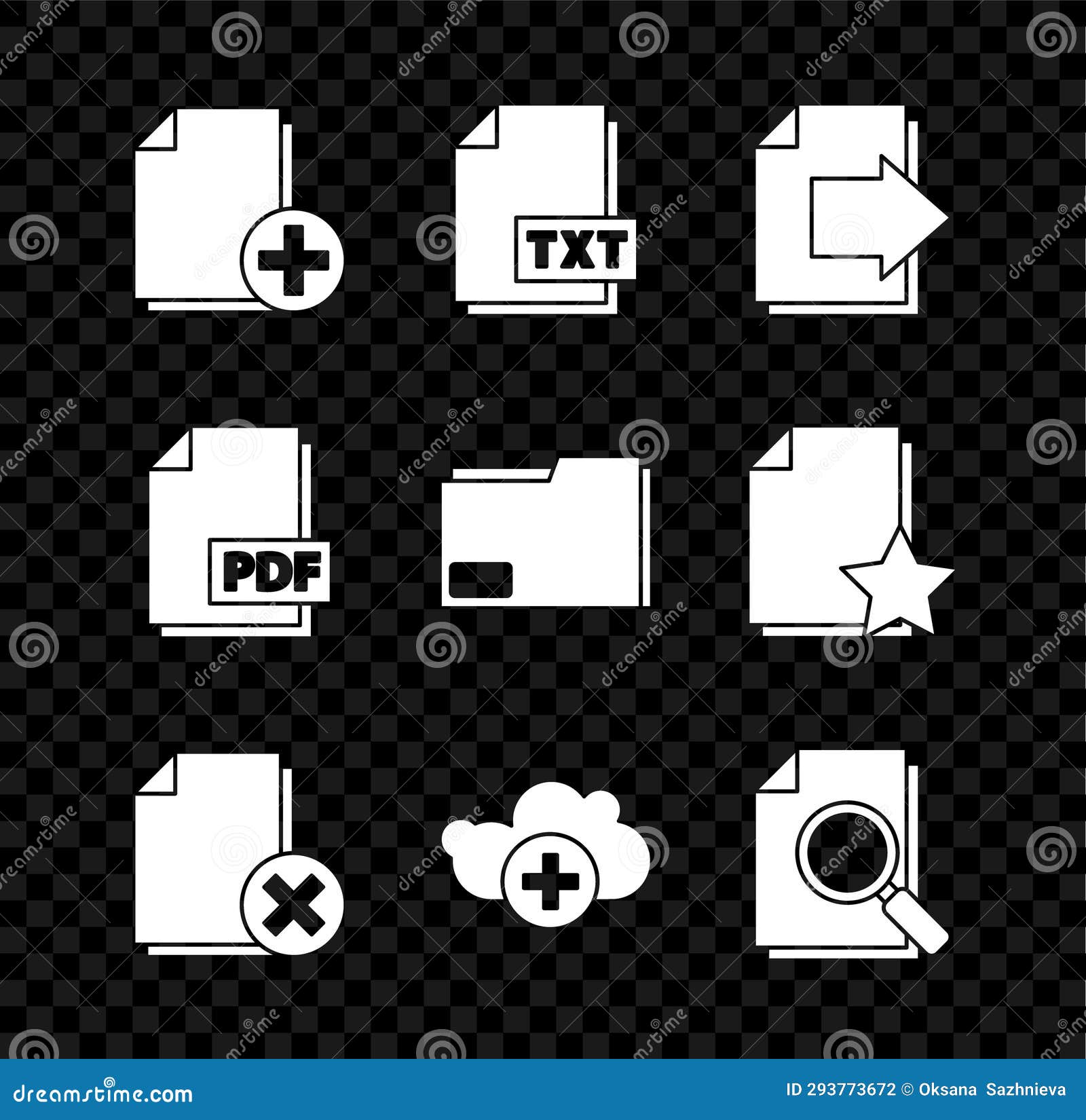 Set Add New File, TXT Document, Next Page Arrow, Delete, Cloud ... Set Add New File, TXT Document, Next Page Arrow, Delete, Cloud ...
