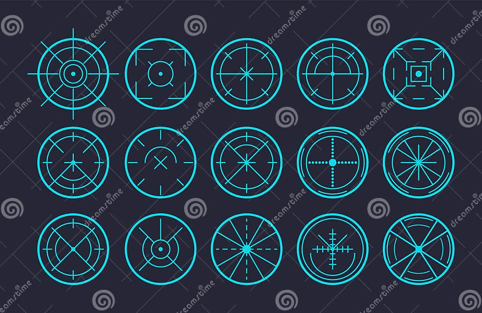 Target and aim. stock vector. Illustration of icon, flat - 180589008