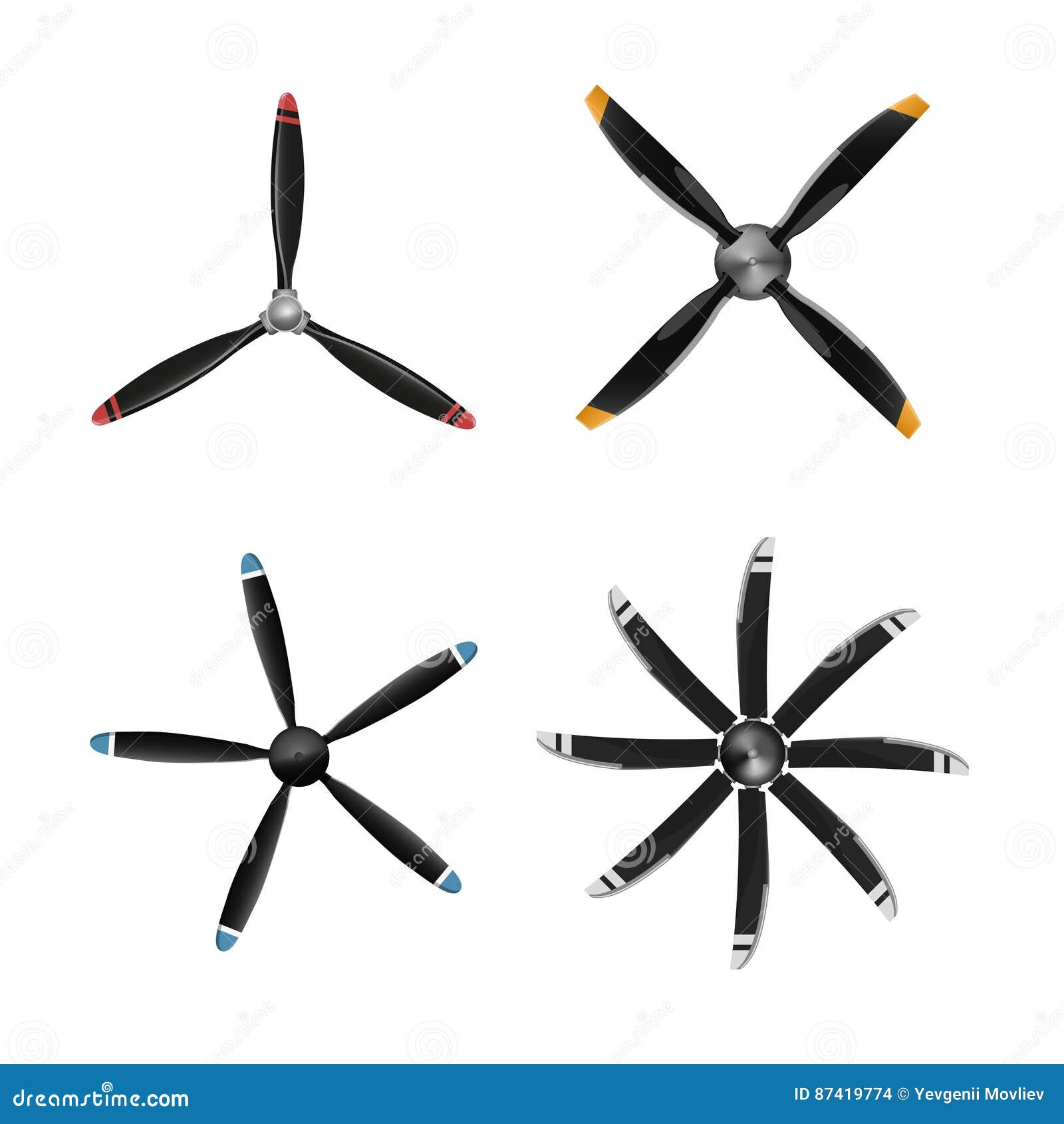 Airplane Propellers Vector Illustration | CartoonDealer.com #13042134 Airplane Propellers Vector Illustration | CartoonDealer.com #13042134