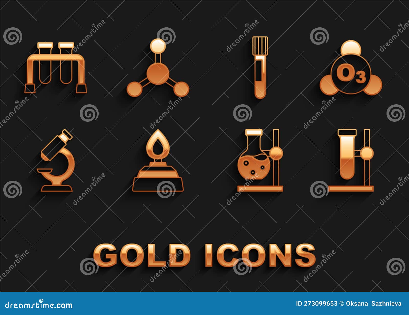 Set Alcohol or Spirit Burner, Ozone, Test Tube Flask Stand, Microscope ...