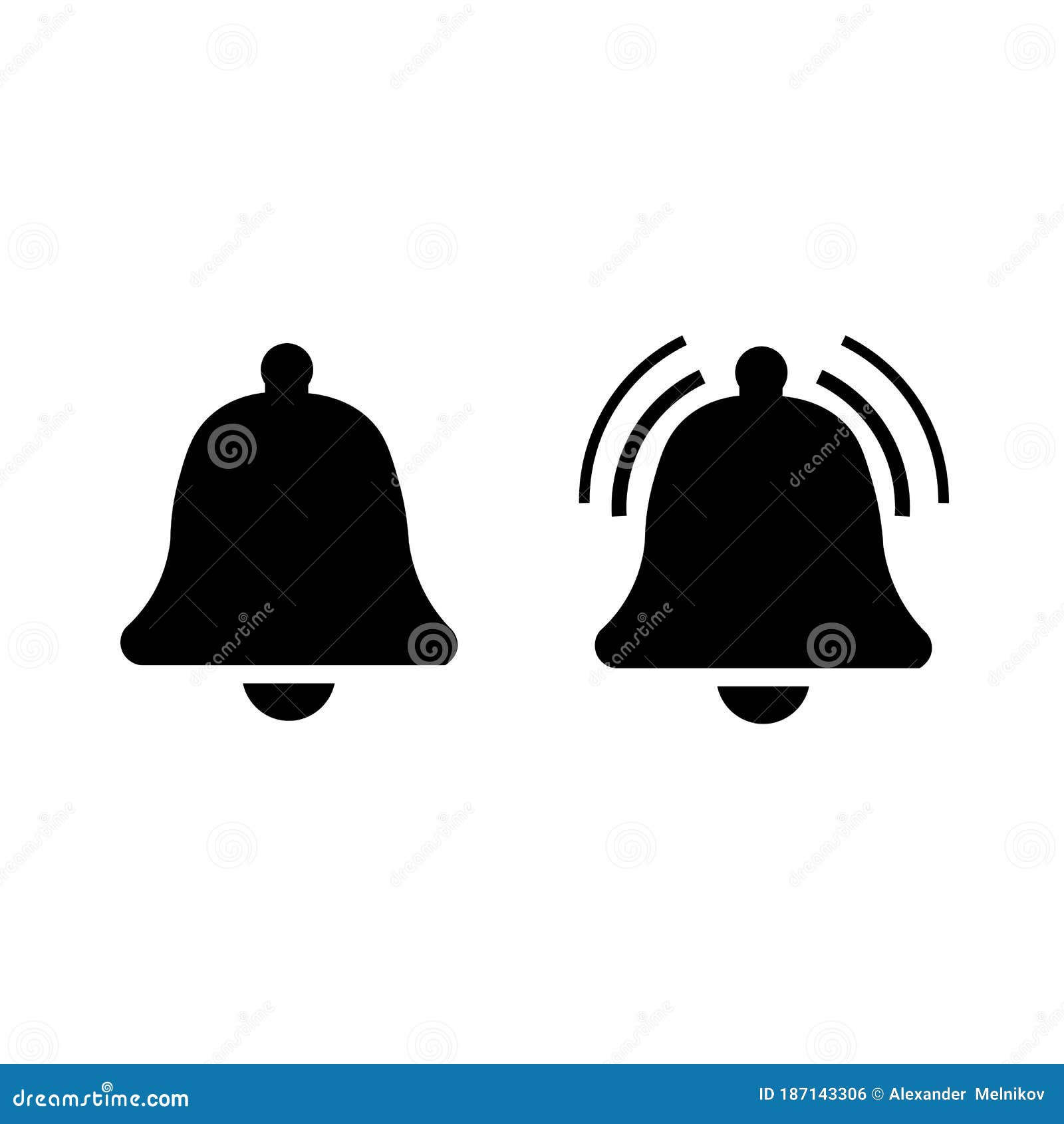 Set of Alert Icons. Vector Illustration Eps 10 Stock Illustration ...