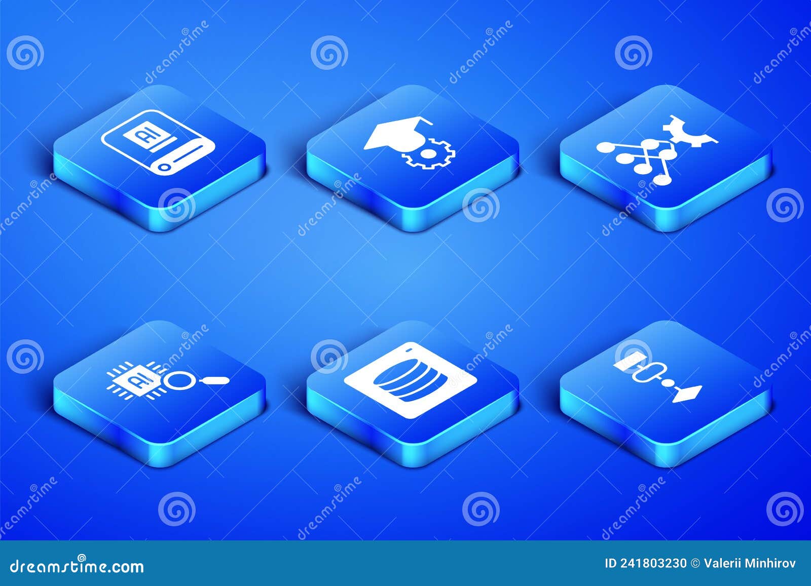 Set Algorithm, Artificial Intelligence AI, Server, Data, Processor CPU ... Set Algorithm, Artificial Intelligence AI, Server, Data, Processor CPU ...