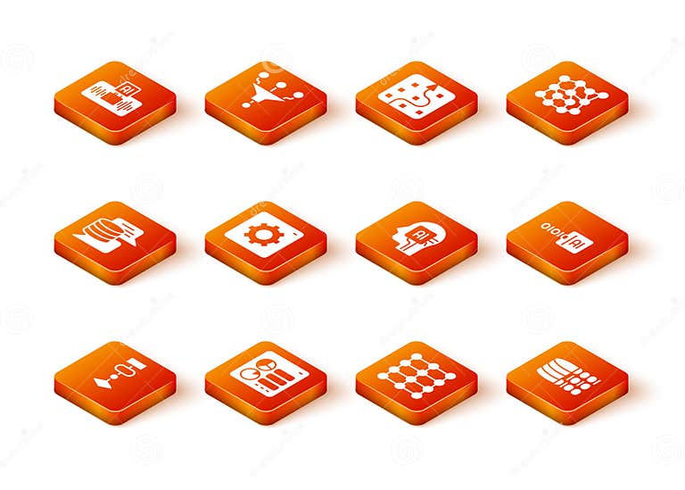 Set Algorithm, Computer Api Interface, Server, Data, Neural Network, Humanoid Robot, Binary Code ...