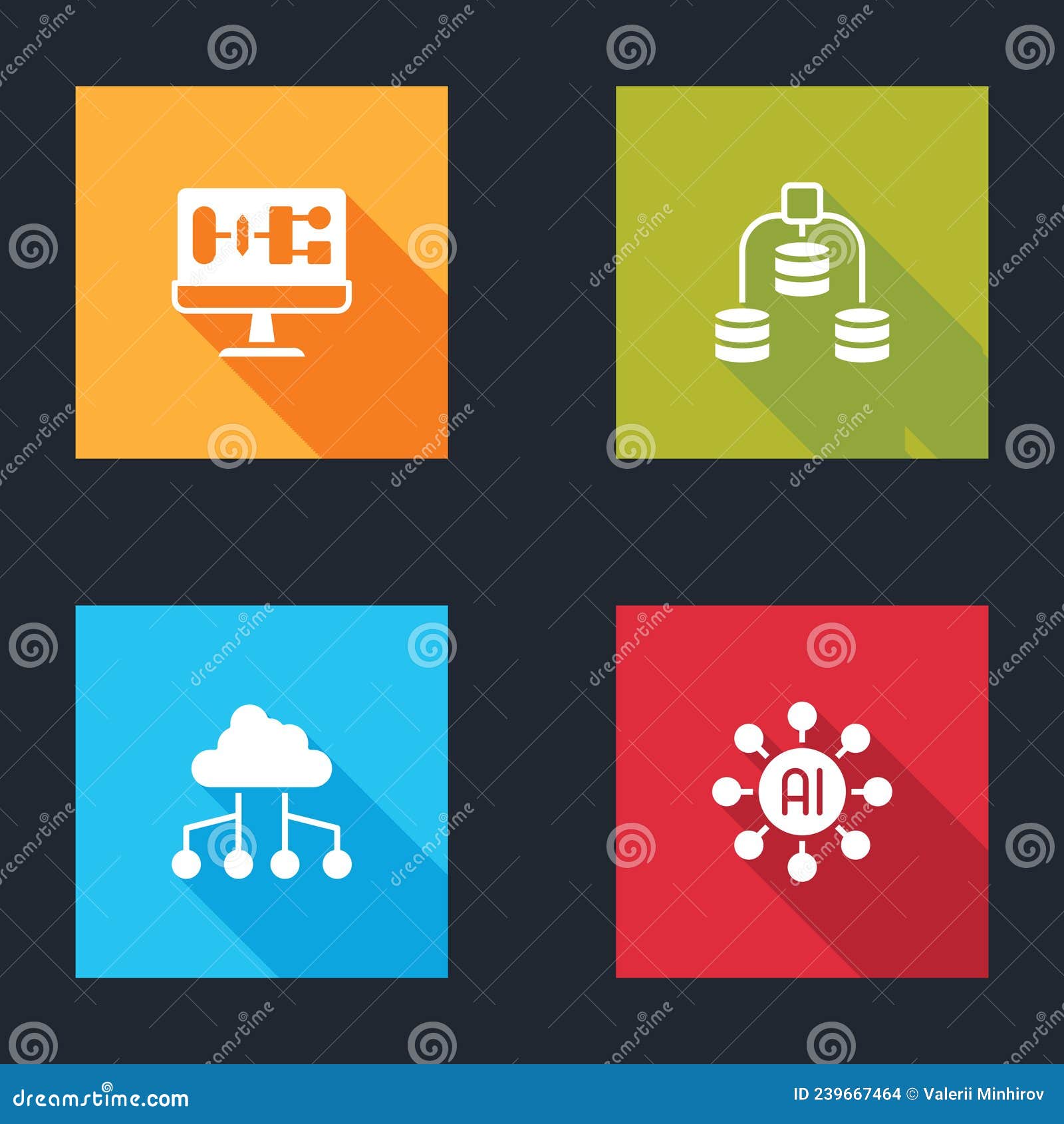 Set Algorithm, Server, Data, Network Cloud Connection and Neural ... Set Algorithm, Server, Data, Network Cloud Connection and Neural ...
