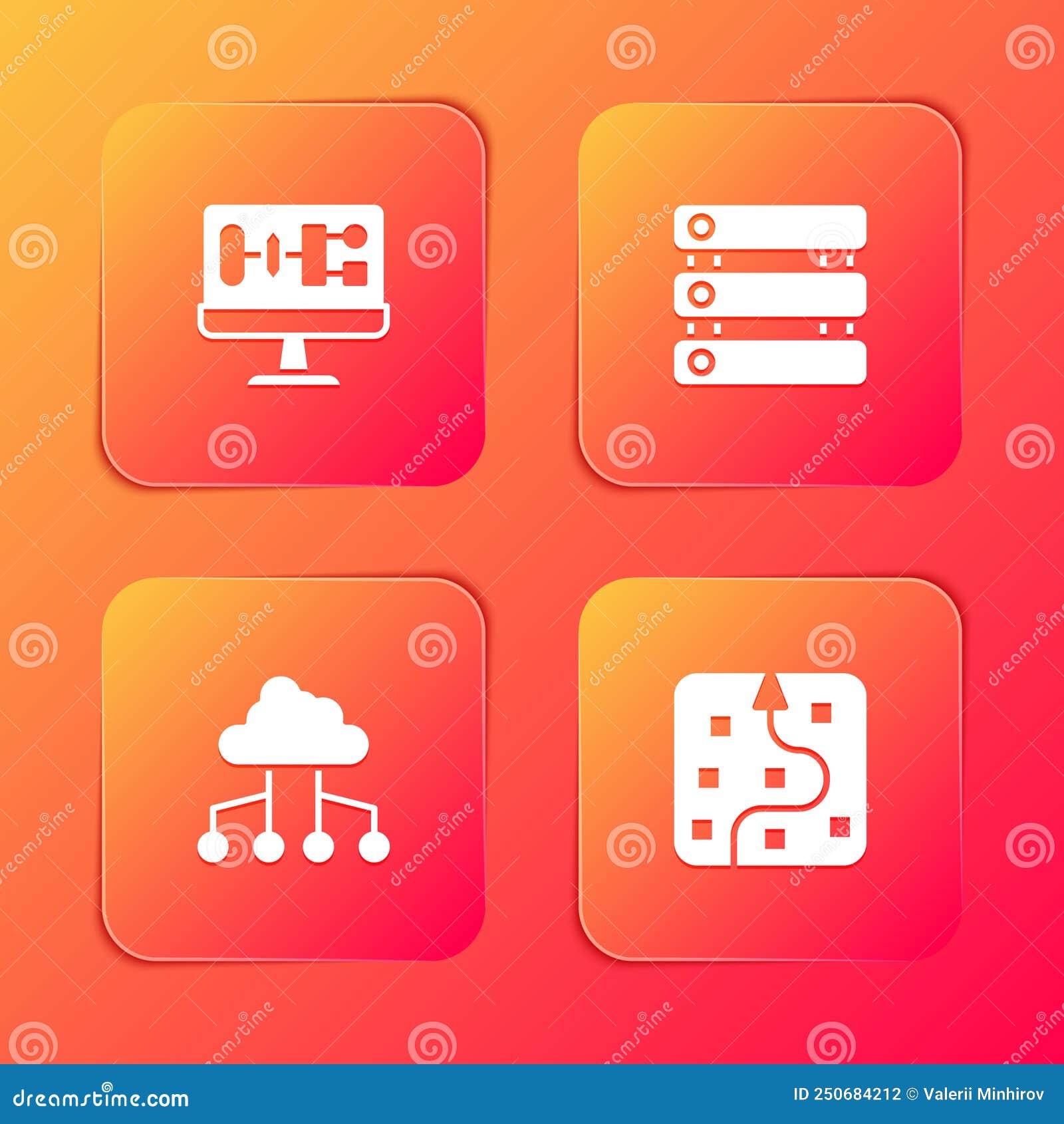 Set Algorithm, Server, Data, Network Cloud Connection and Neural ... Set Algorithm, Server, Data, Network Cloud Connection and Neural ...