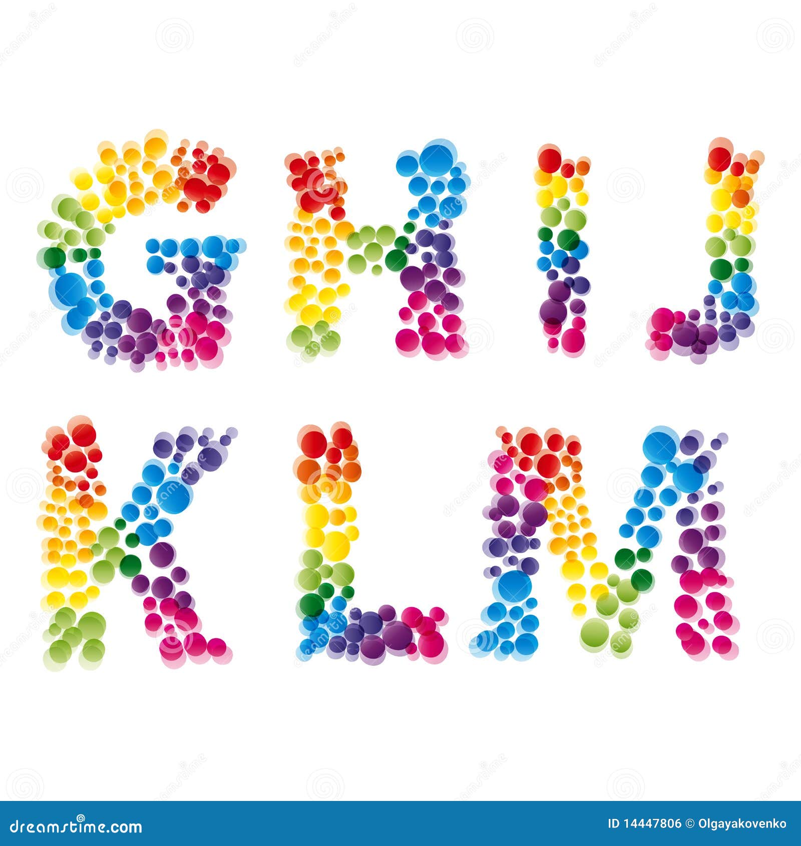 Set of alphabet elements stock vector. Illustration of inscription ...