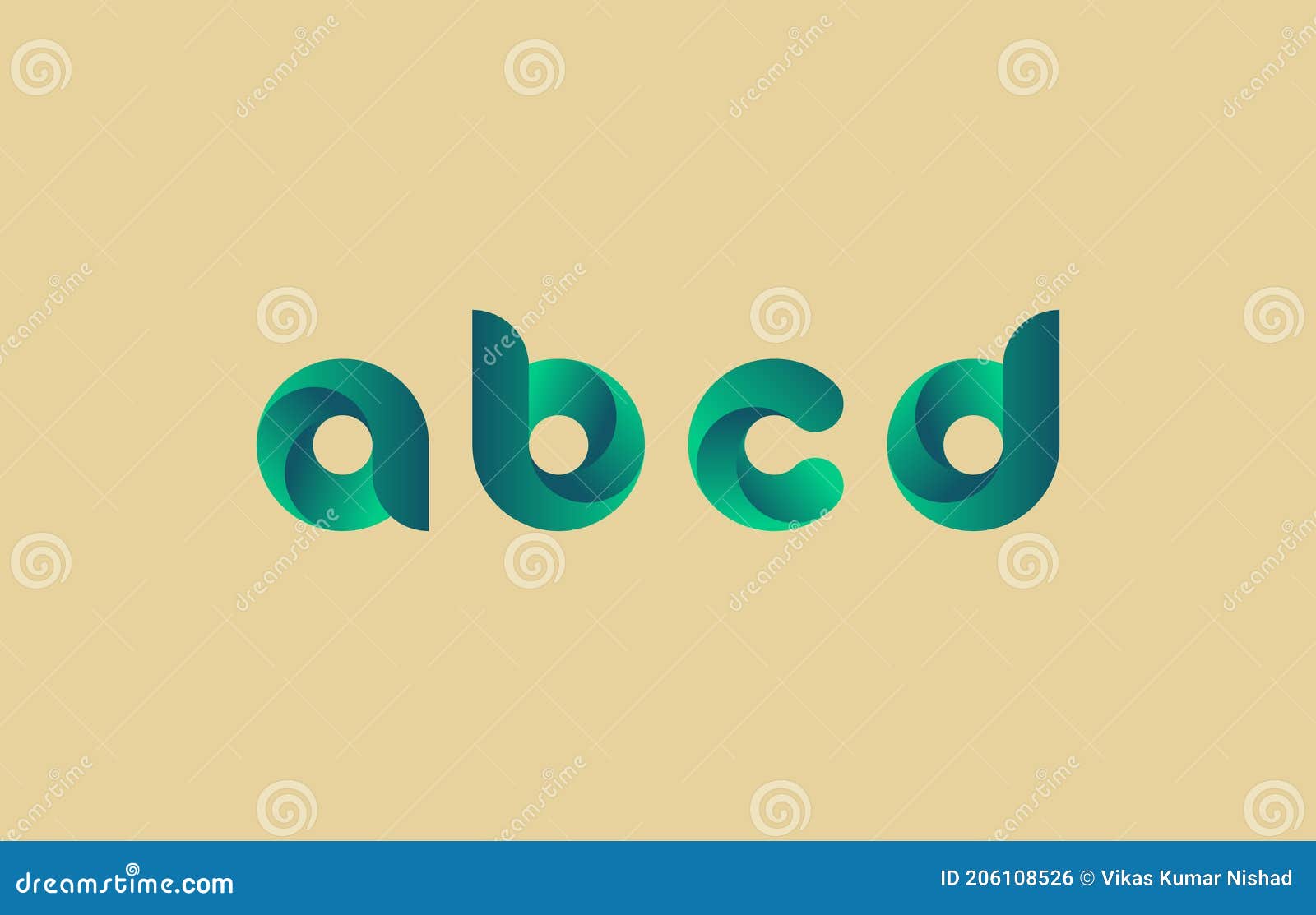 LOGO ABCD A TEMPLATE VECTOR Stock Photography | CartoonDealer.com ...