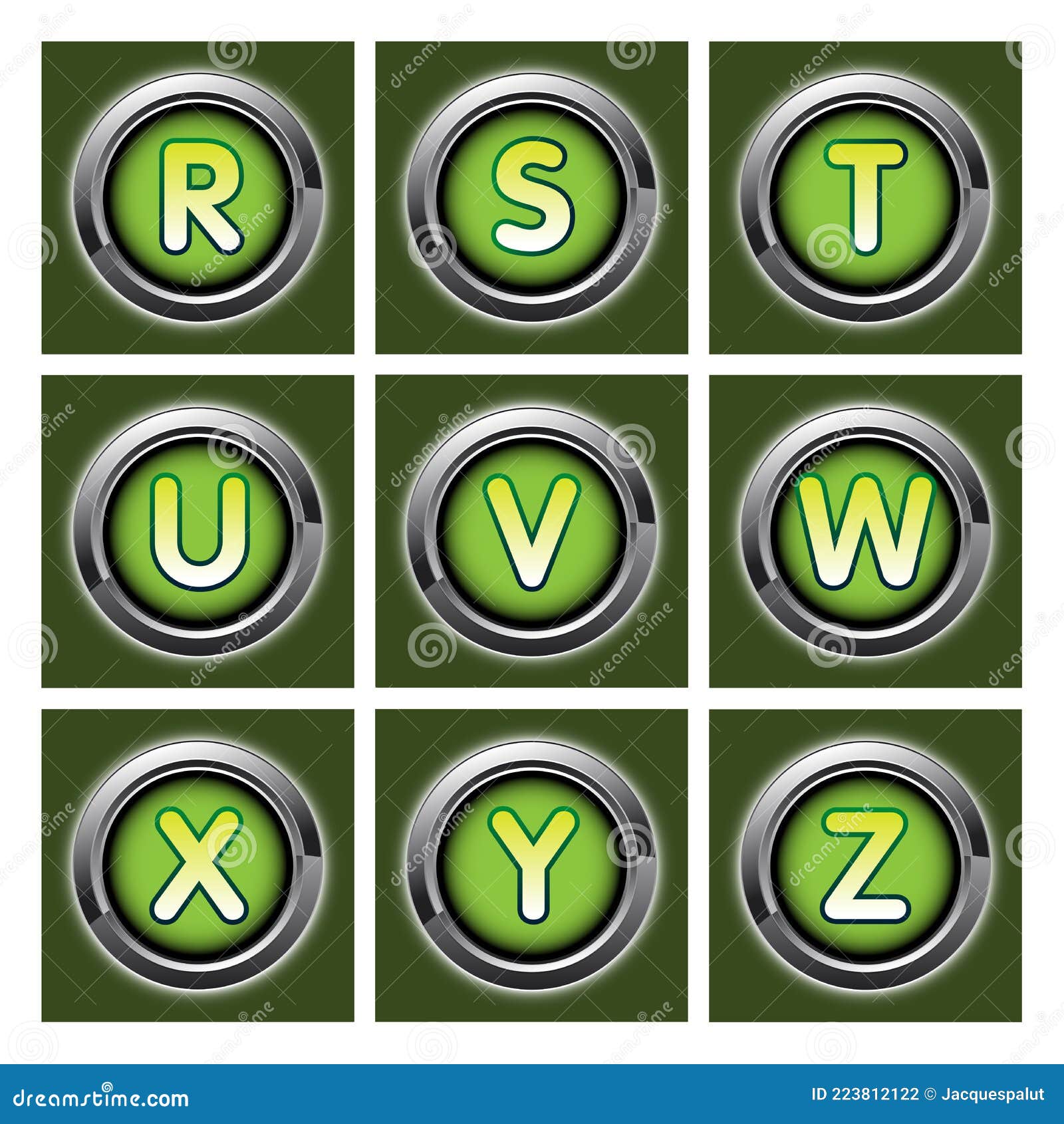 Set of alphabet letters stock vector. Illustration of graphic - 223812122