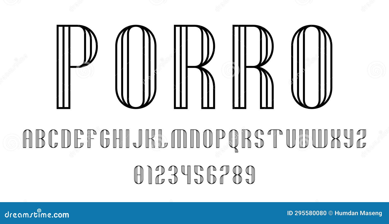 Set of Alphabets Font Letters and Numbers Stock Vector - Illustration ...