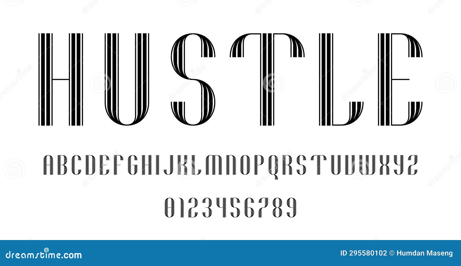 Set of Alphabets Font Letters and Numbers Stock Vector - Illustration ...