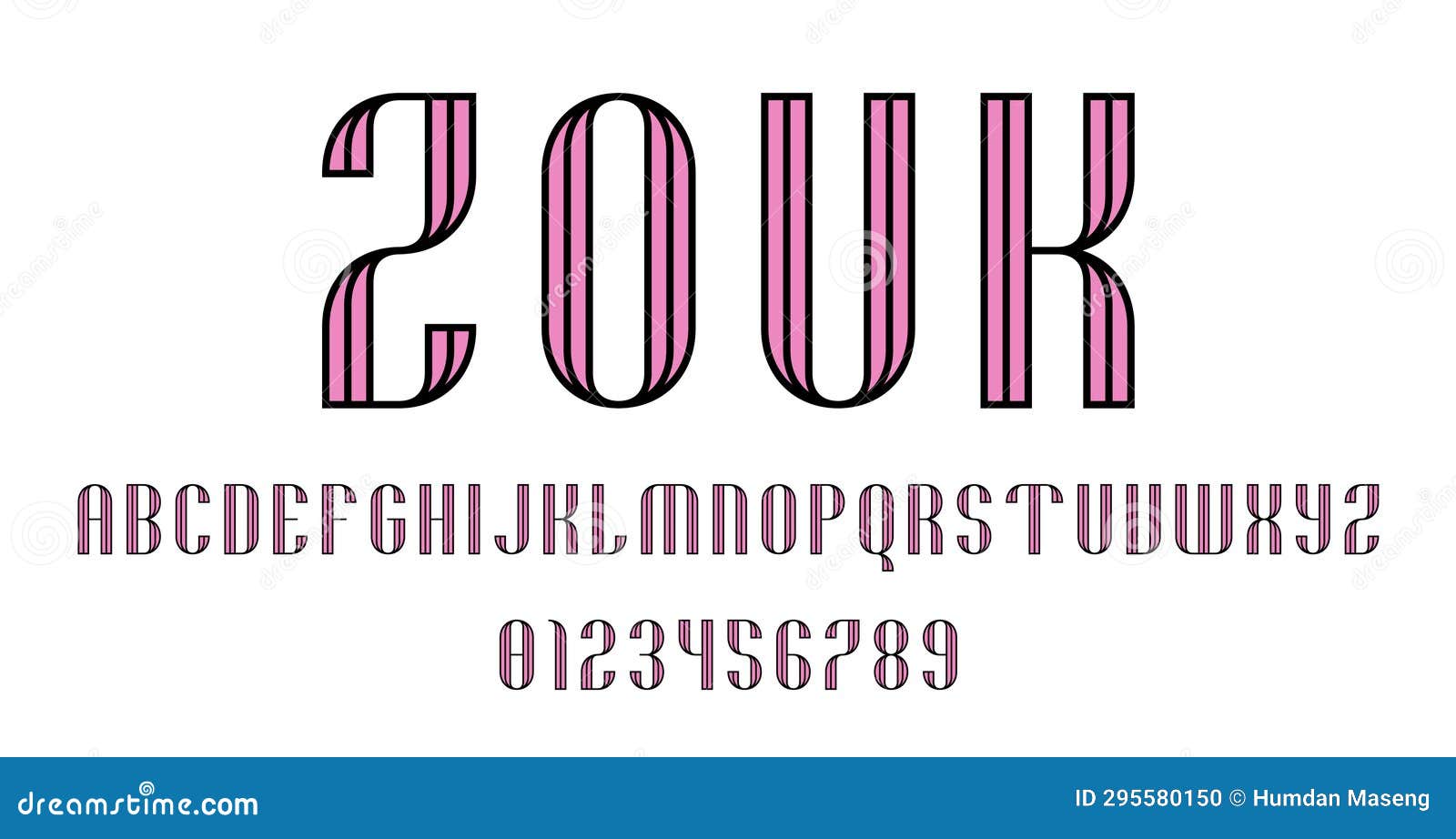 Set of Alphabets Font Letters and Numbers Stock Vector - Illustration ...