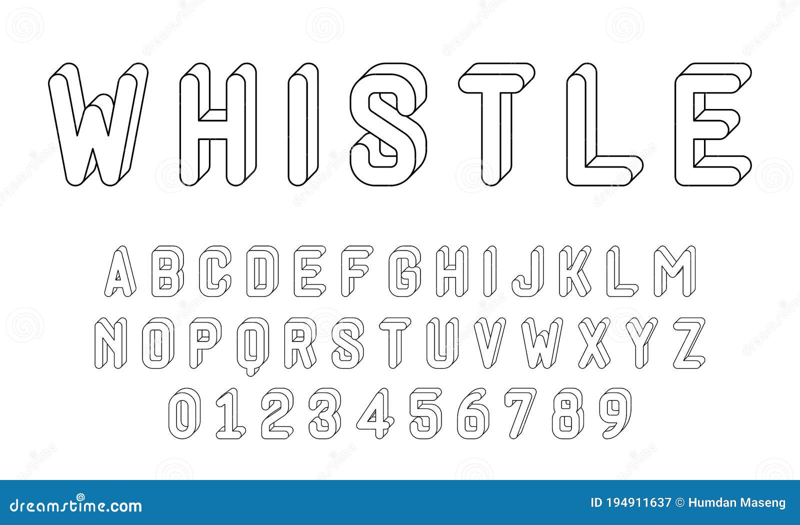 Set of Alphabets Font Letters and Numbers Stock Vector - Illustration ...