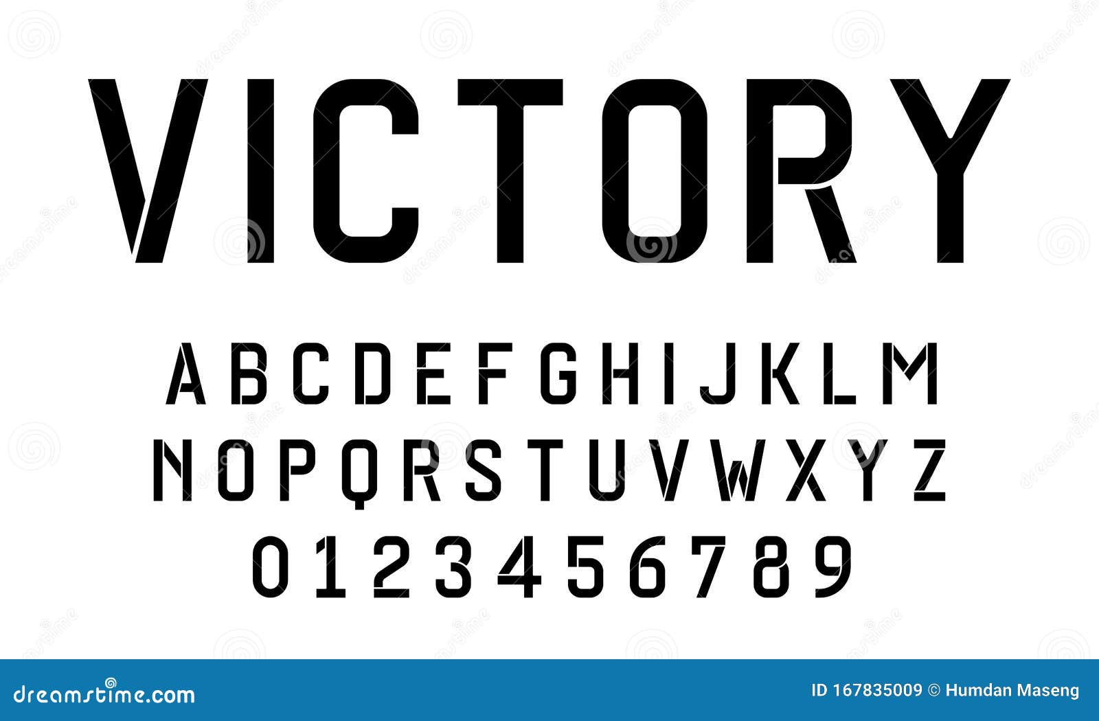 Set of Alphabets Font Modern Design Stock Vector - Illustration of flat ...