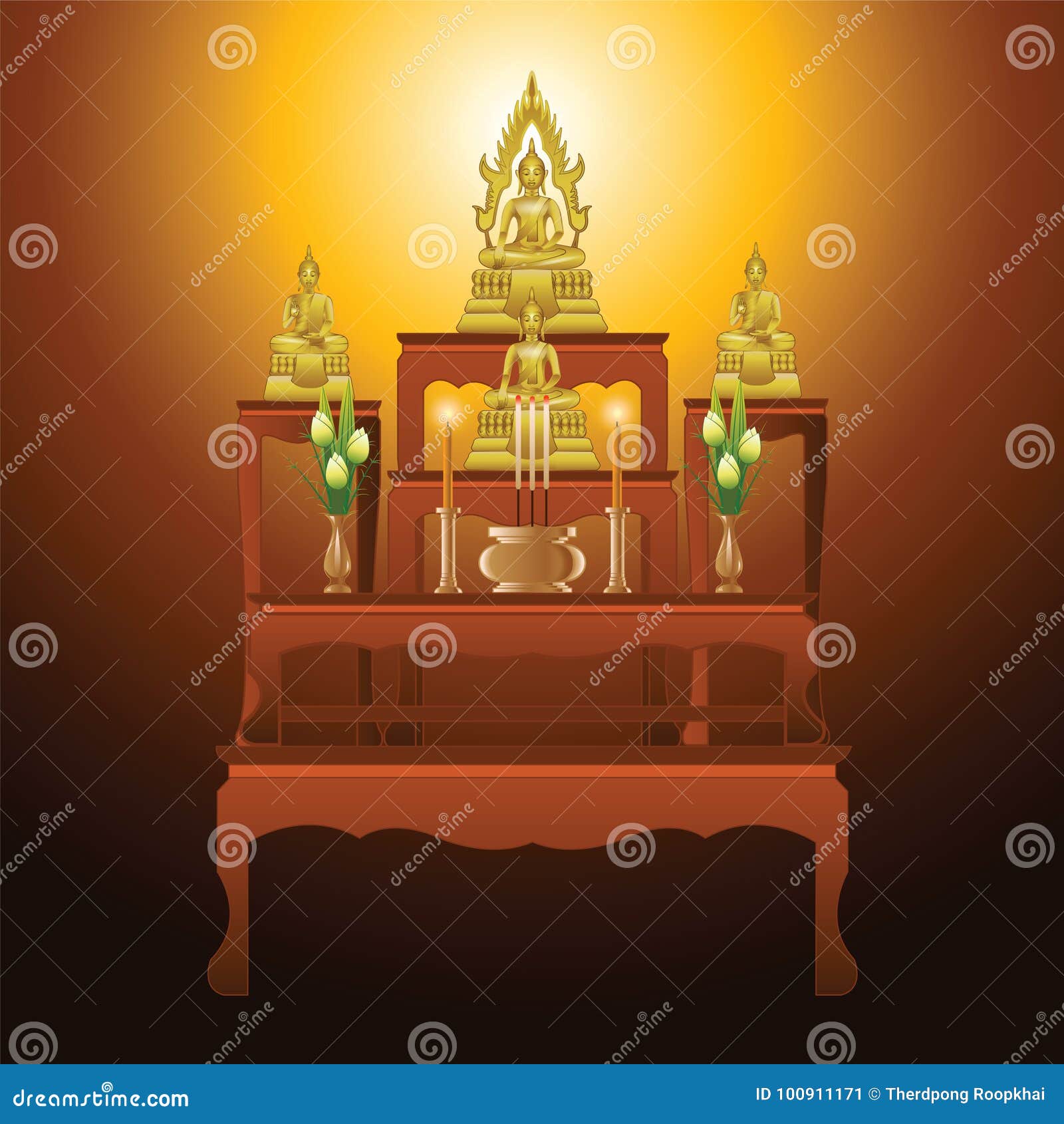 Altar Table Isolated Coloring Page For Kids Cartoon Vector ...