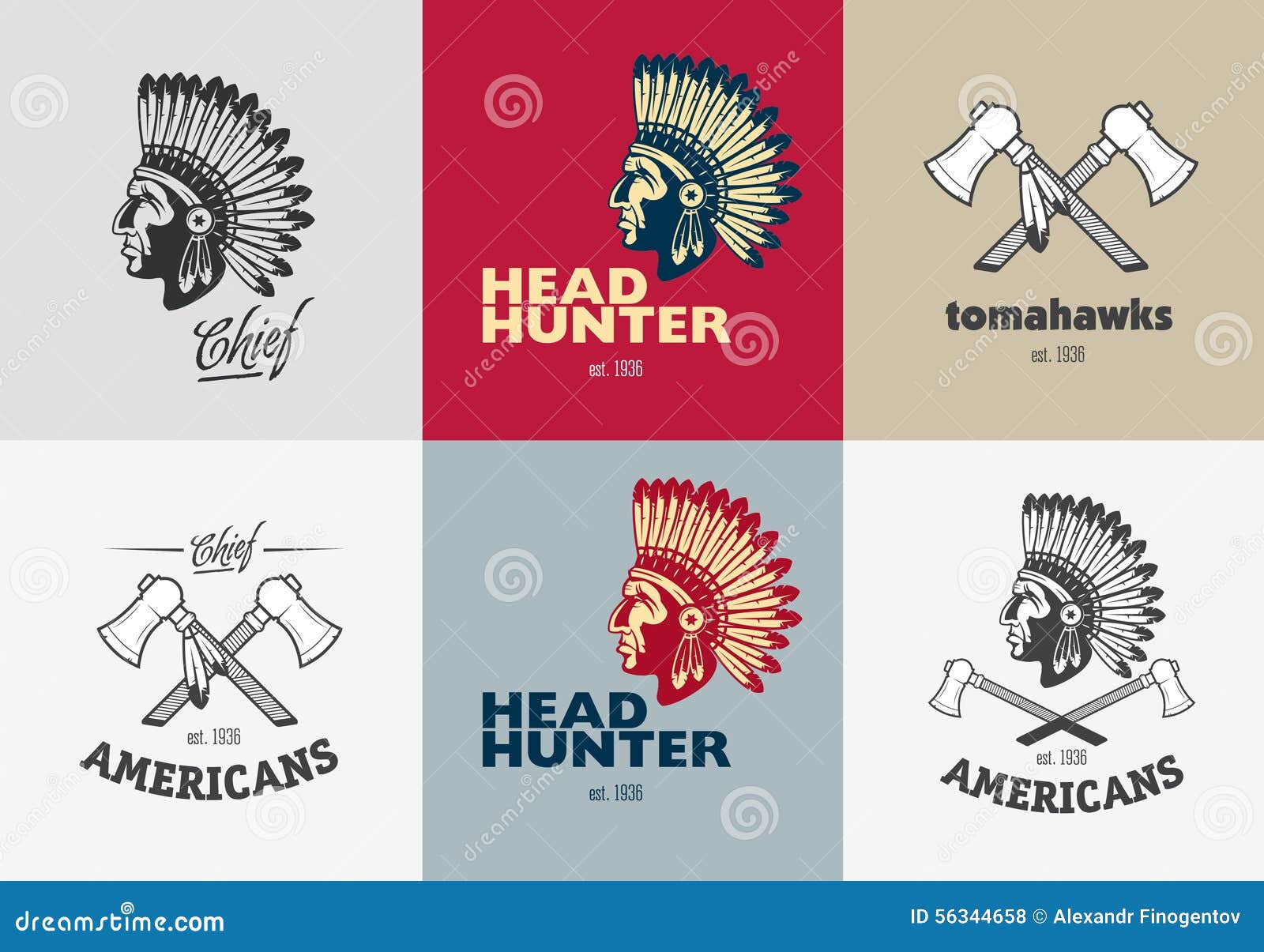 Indian Warrior Logos