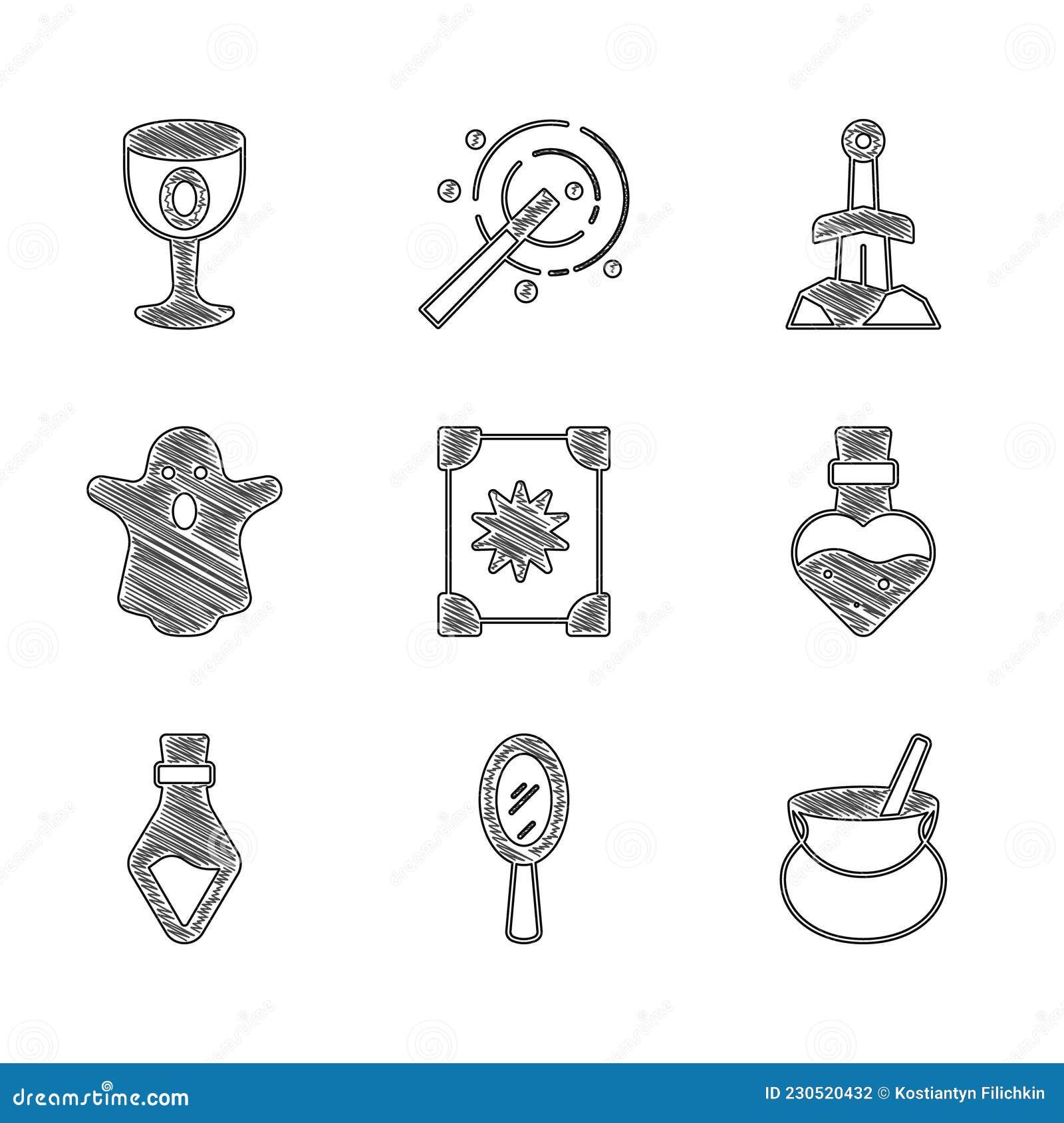 Ghost Sword, With A Blade That Can Pass Through Solid Objects And Harm ...