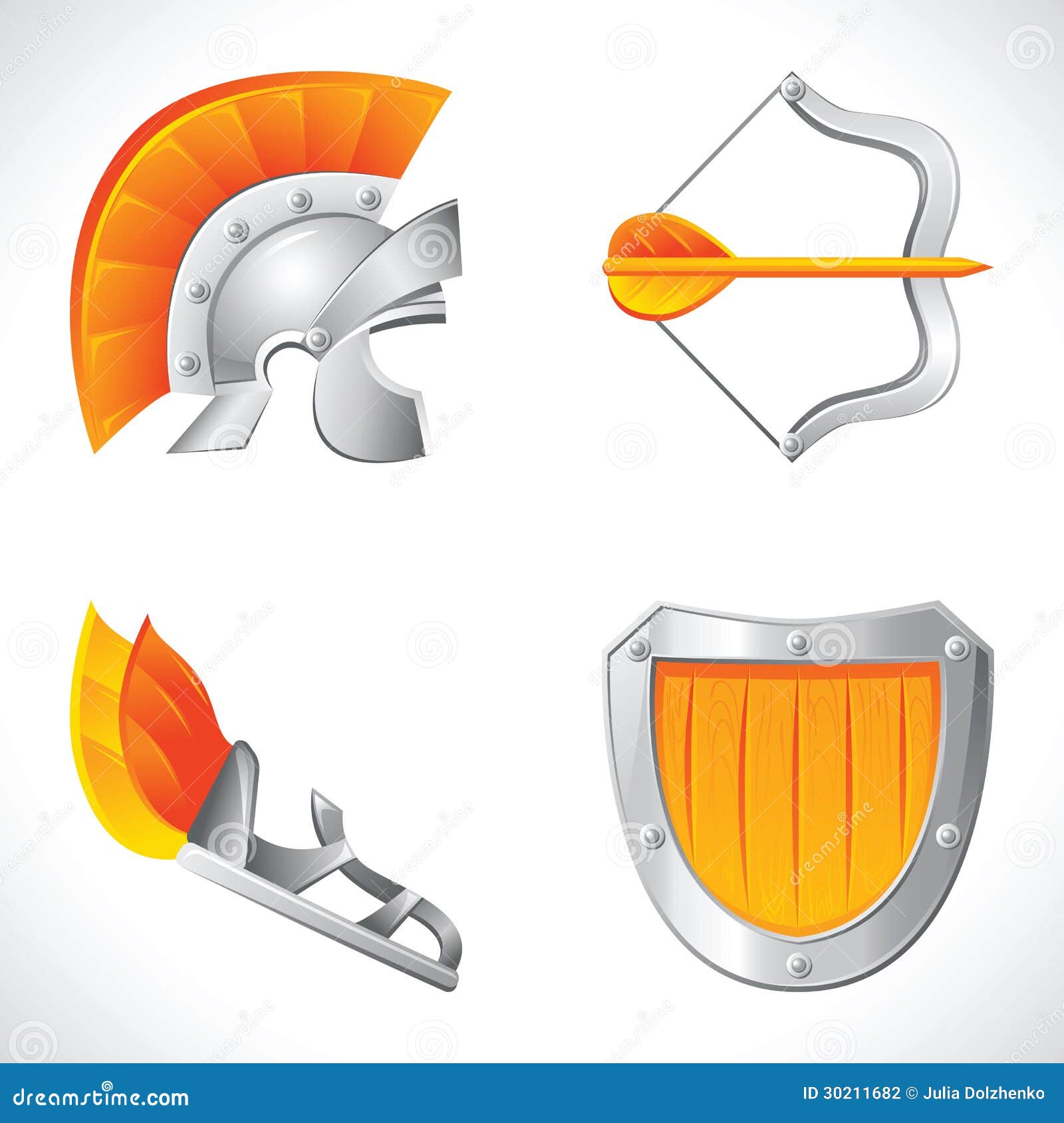 Greek roman icon set stock vector. Illustration of color - 30211682