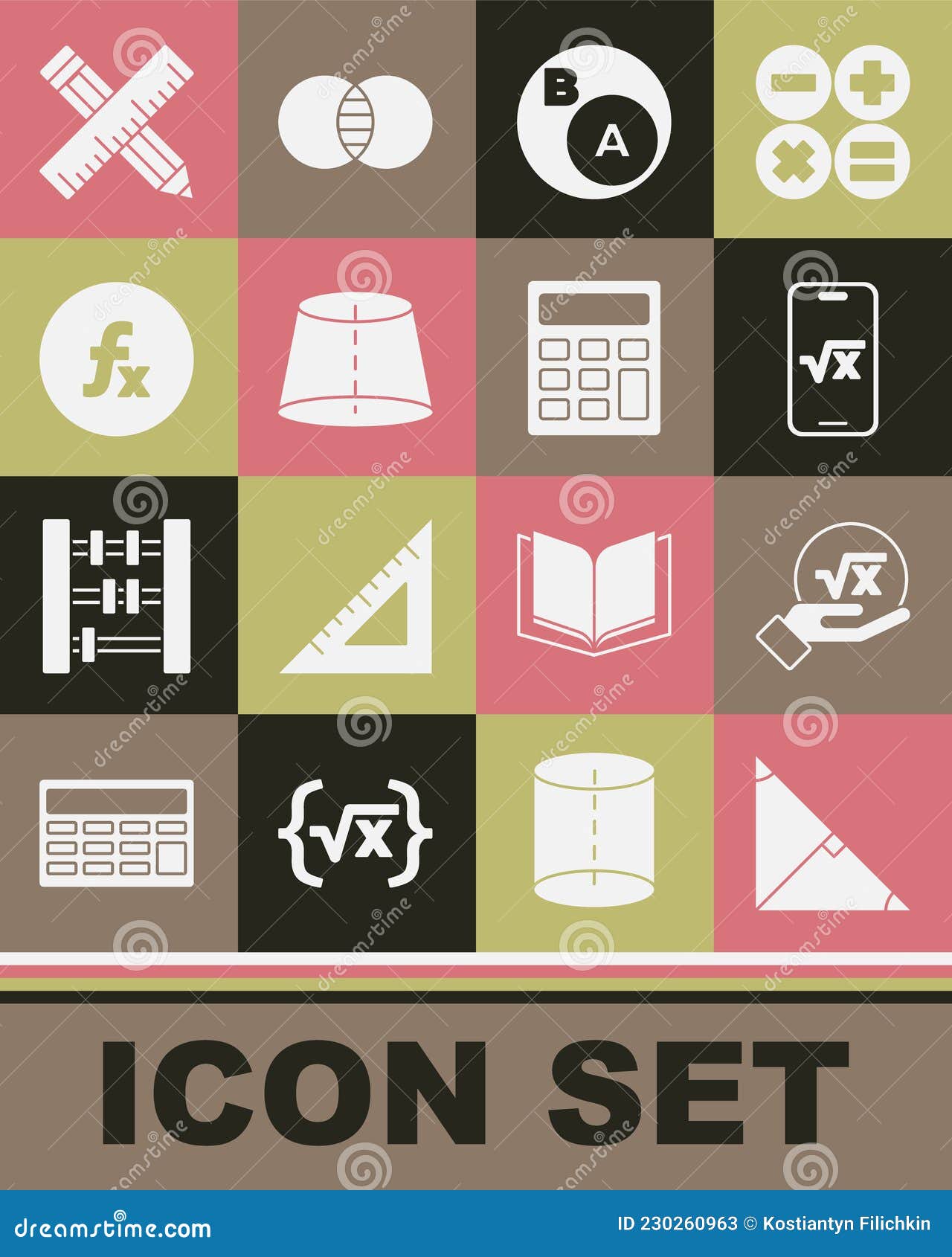 Set Angle Bisector of a Triangle, Square Root X Glyph, Subsets, Math ...