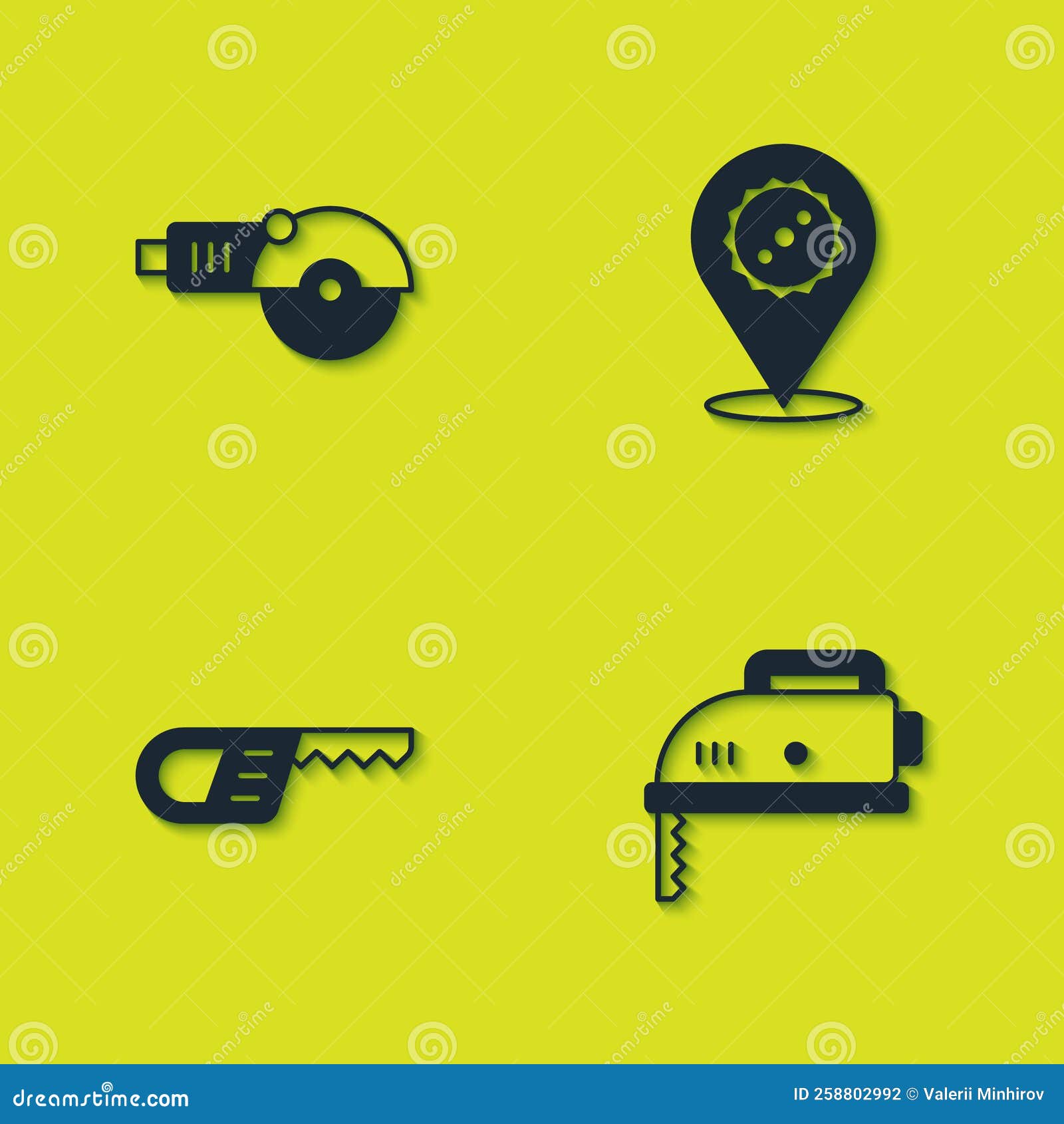 Set Angle Grinder, Electric Jigsaw, Reciprocating and Circular Blade ...