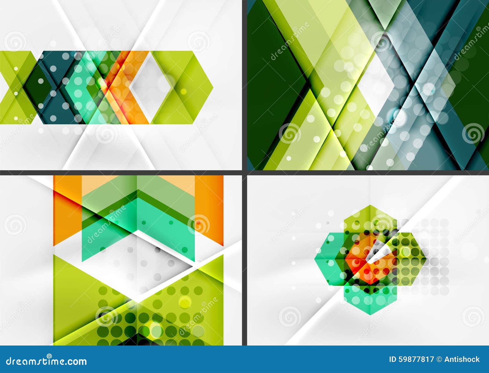 Set of Angle and Straight Lines Design Abstract Stock Vector ...