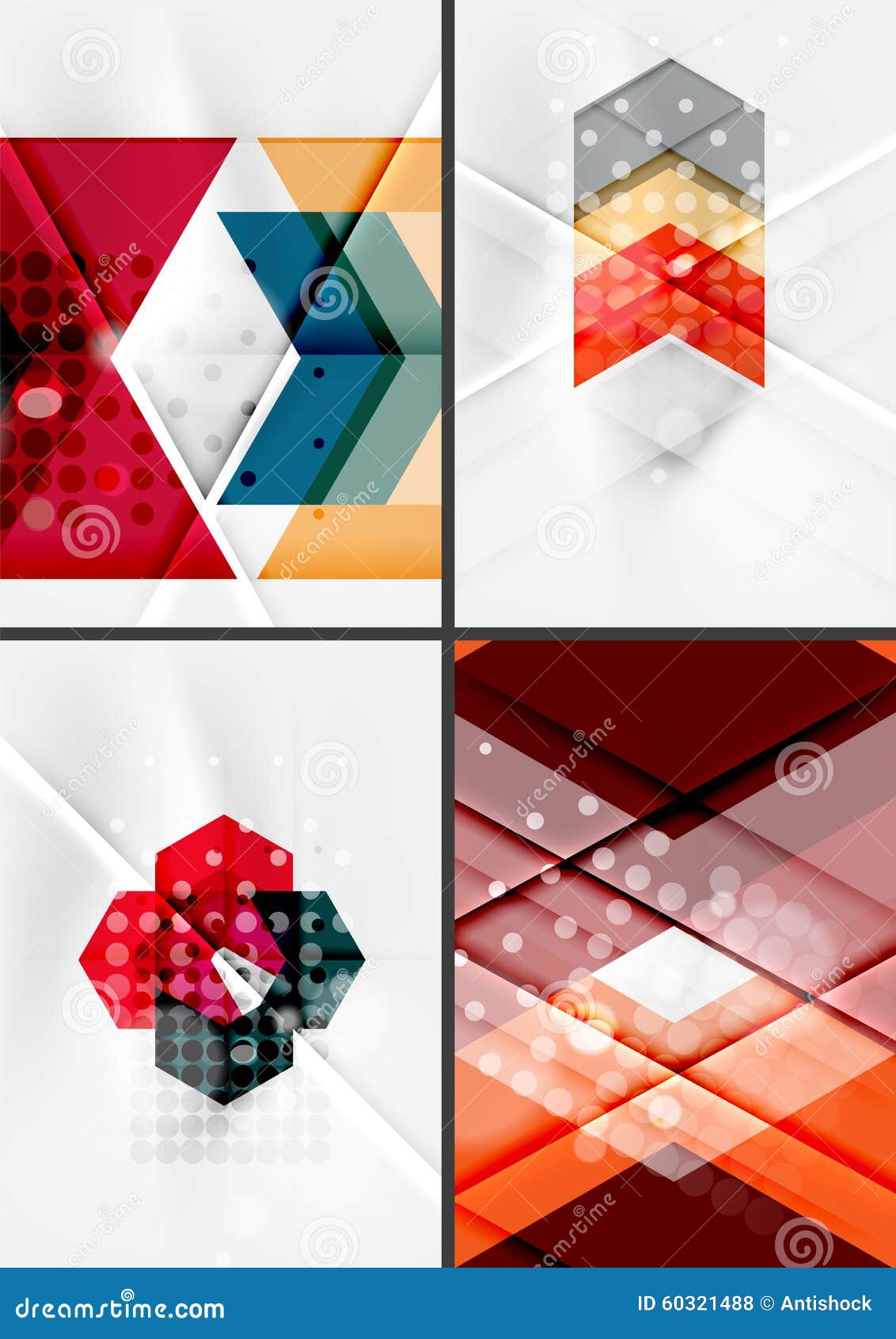 Set of Angle and Straight Lines Design Abstract Stock Vector ...