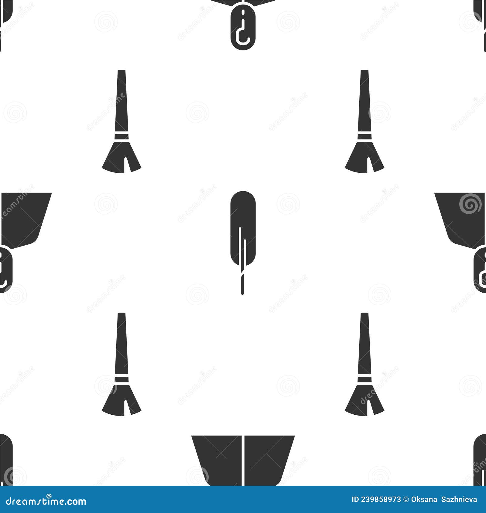 Set Anonymous with Question Mark, Feather Pen and Paint Brush on ...