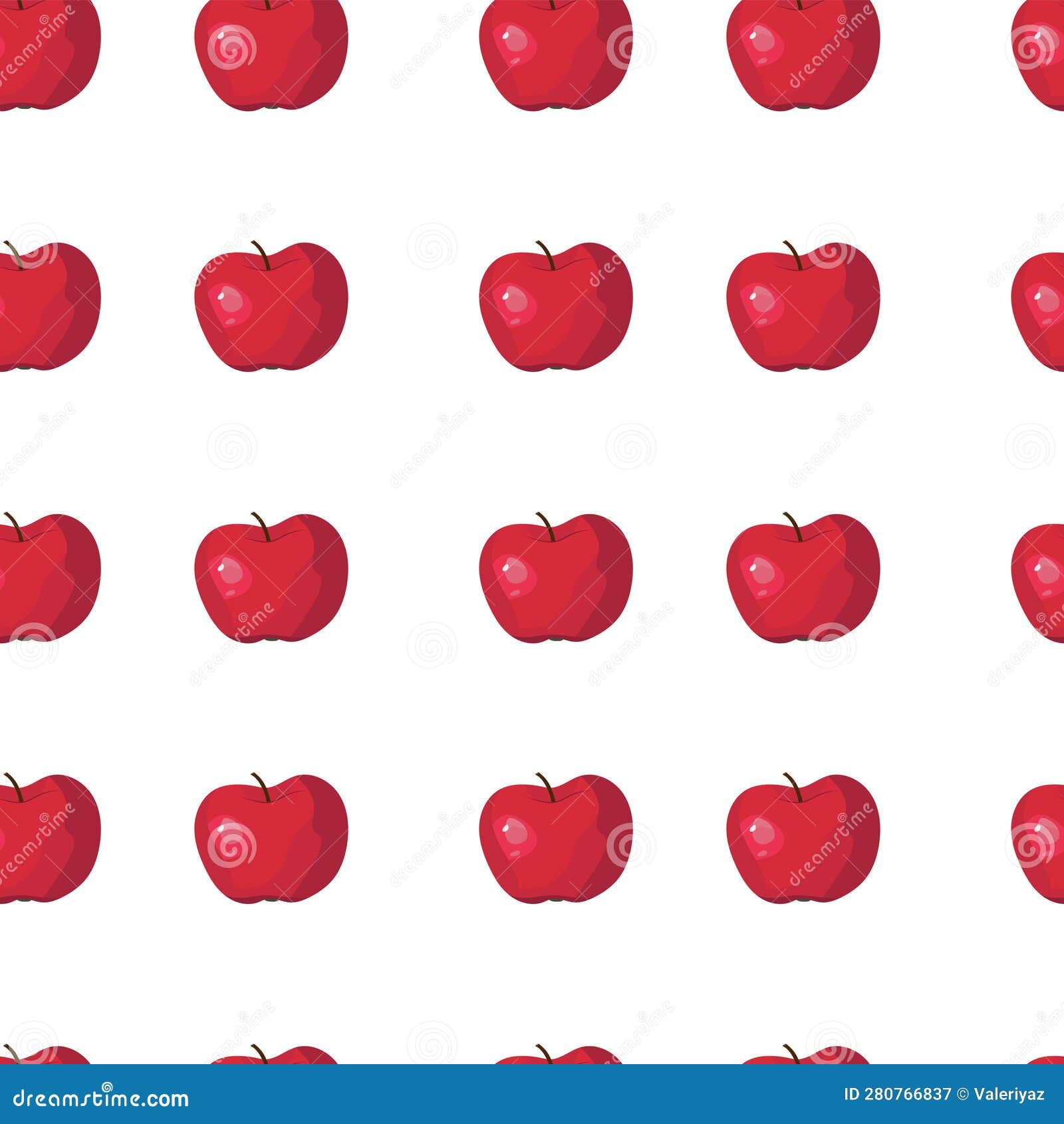 A Set of Apples Seamless Patterns 1000 by 1000 Pixels with Fruits ...
