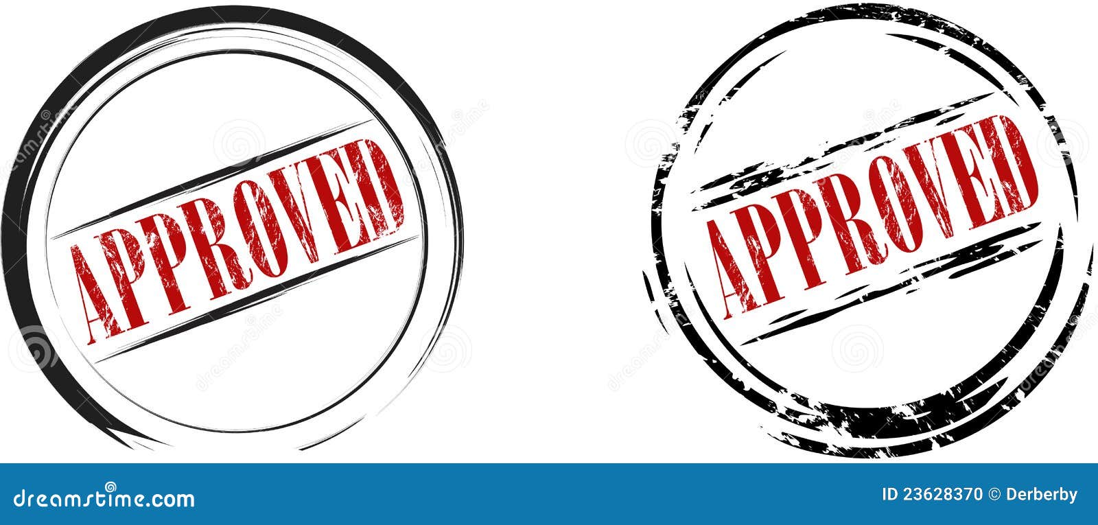 Approved Stamps Cartoon Vector | CartoonDealer.com #87577157