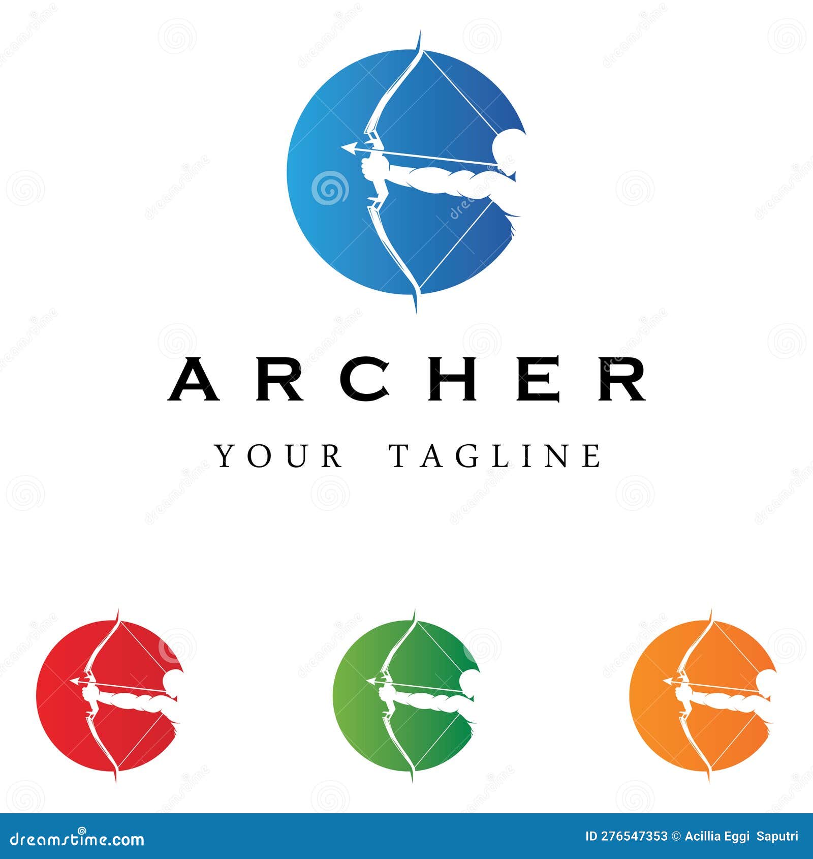 Archer Logo Designs Concept, Archery Silhouette Logo Designs Vector ... Archer Logo Designs Concept, Archery Silhouette Logo Designs Vector ...