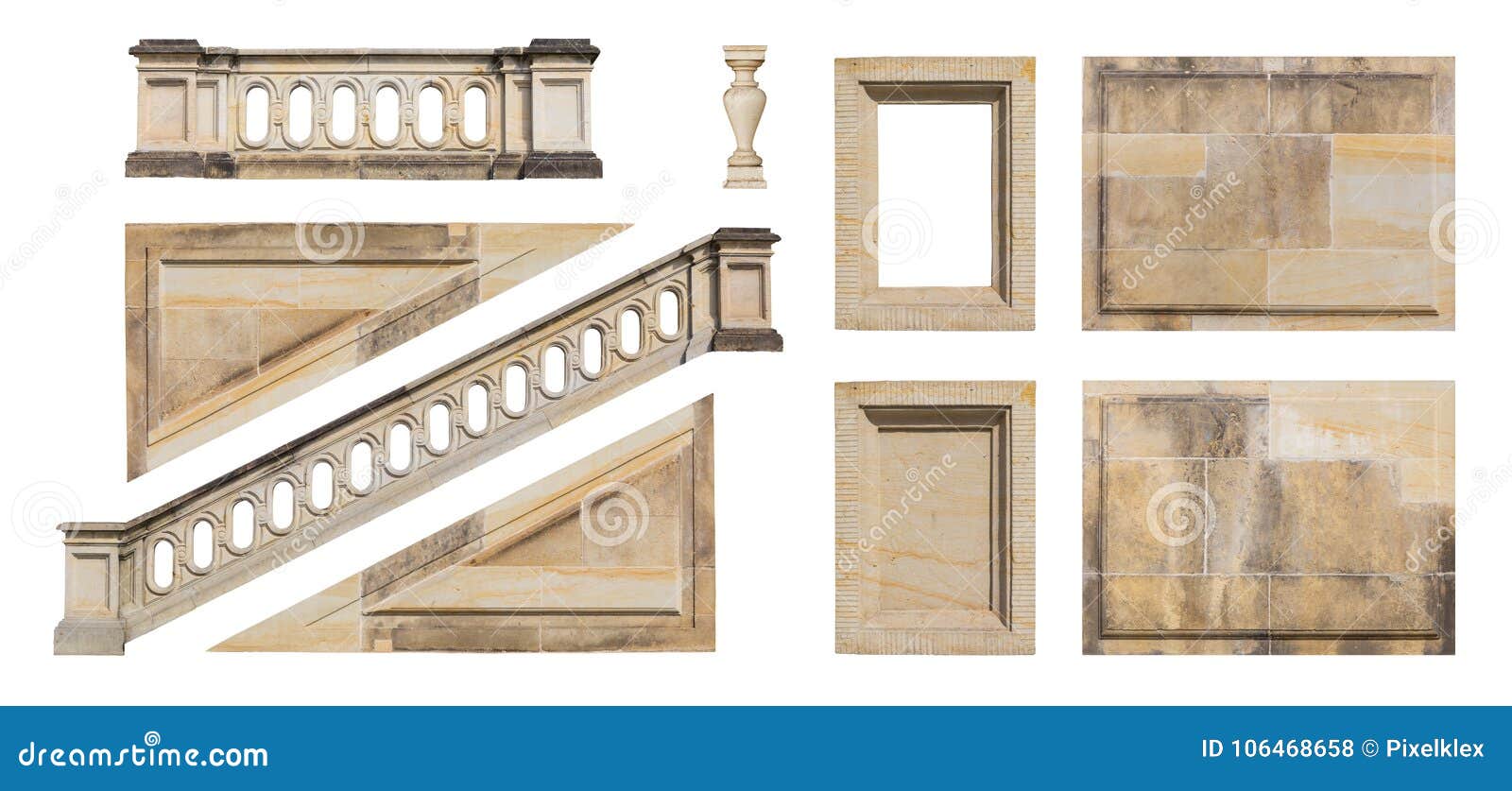 Architectural Elements, Windows Of A Building Stock Image ...