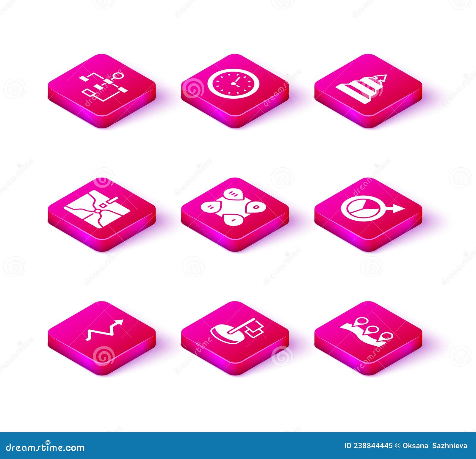 Set Arrow, Flag, Intersection Point, Infographic Element, Location ... Set Arrow, Flag, Intersection Point, Infographic Element, Location ...