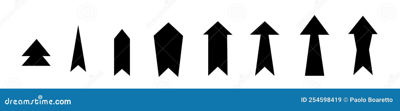 Set Arrow Icon. Collection Different Arrows Sign Stock Vector ... Set Arrow Icon. Collection Different Arrows Sign Stock Vector ...