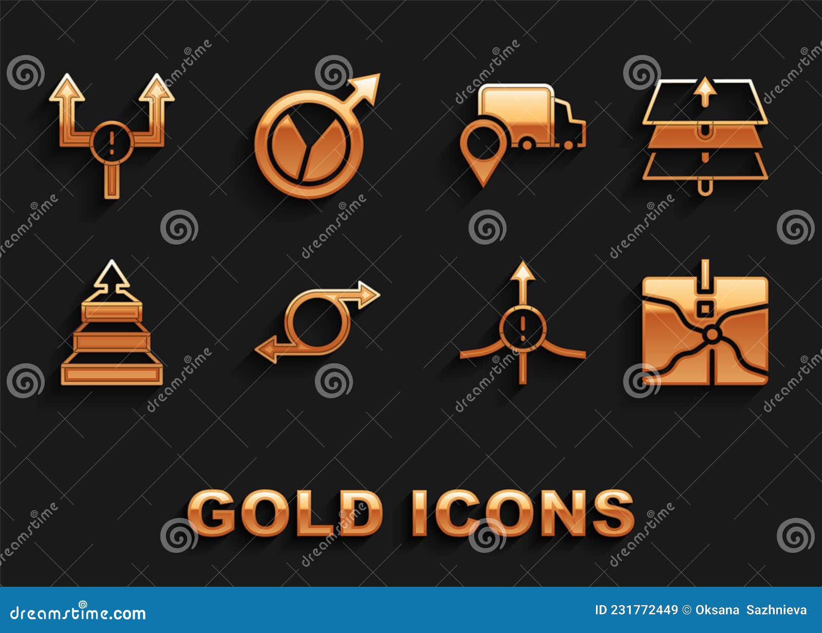 Set Arrow, Layers, Intersection Point, Pyramid Chart Infographics, Delivery Tracking, And ...