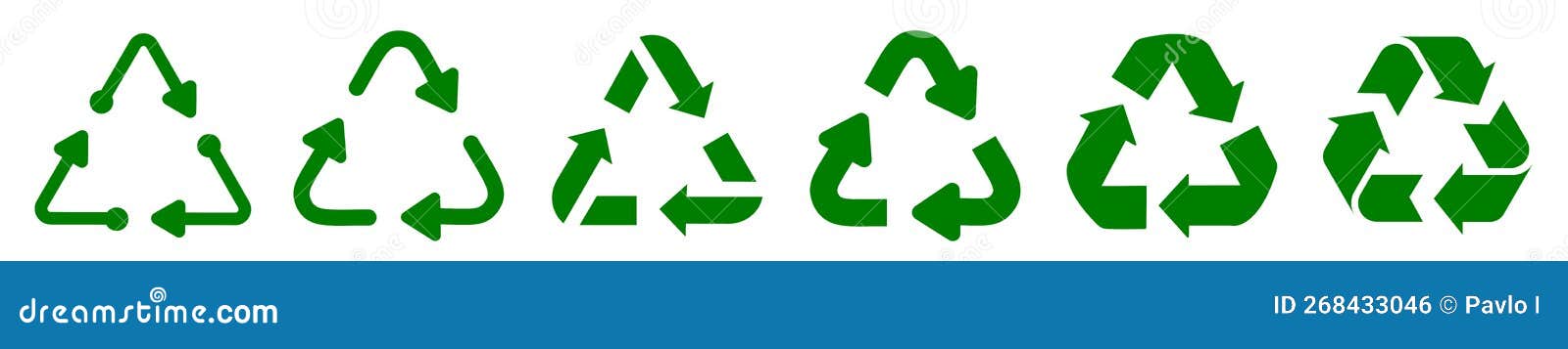 Set of Arrow Recycle, Means Using Recycled Resources, Recycling, Arrows ...