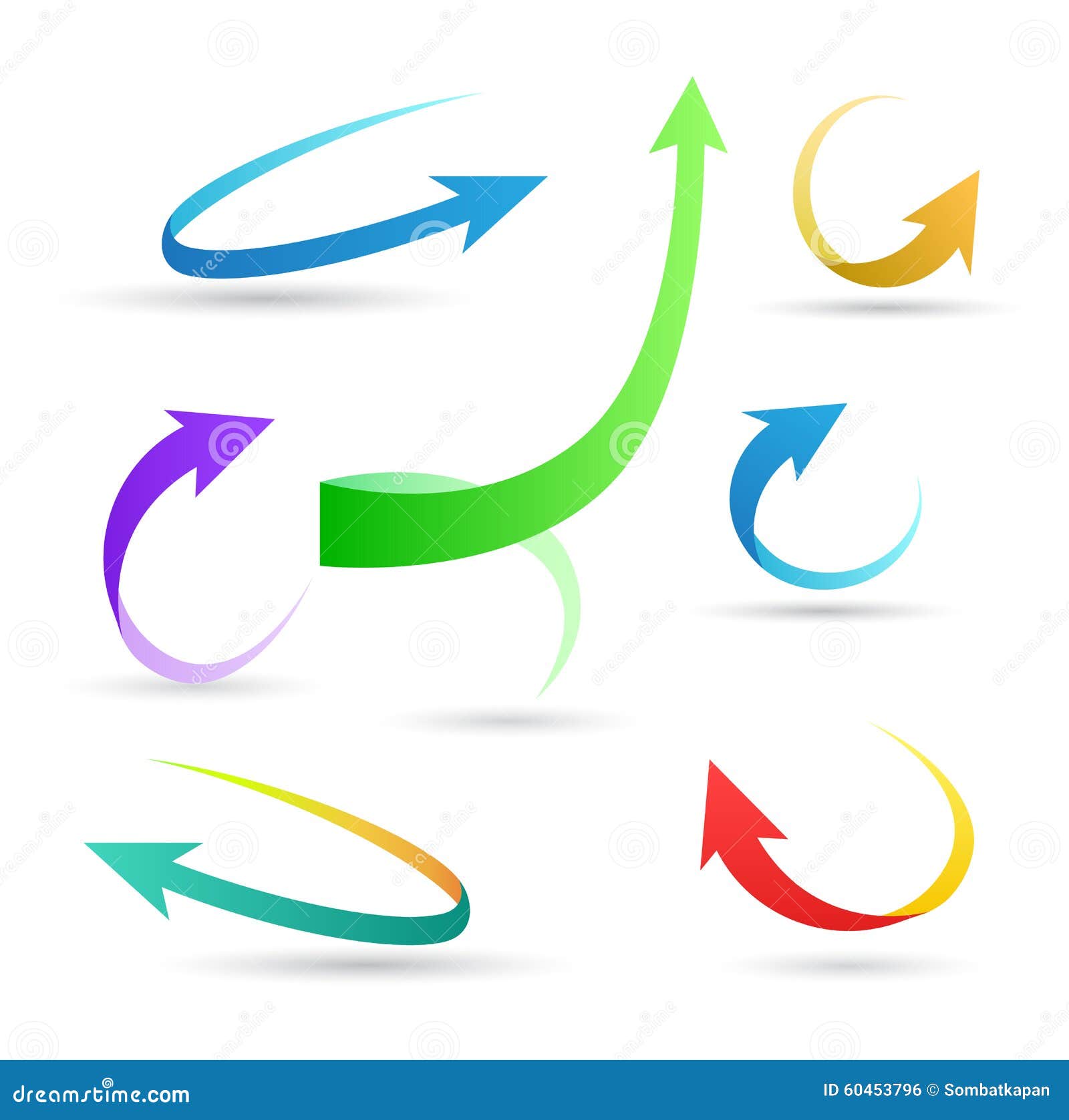 Arrow Rotation Icon In Comic Style. Sync Action Cartoon Vector ...