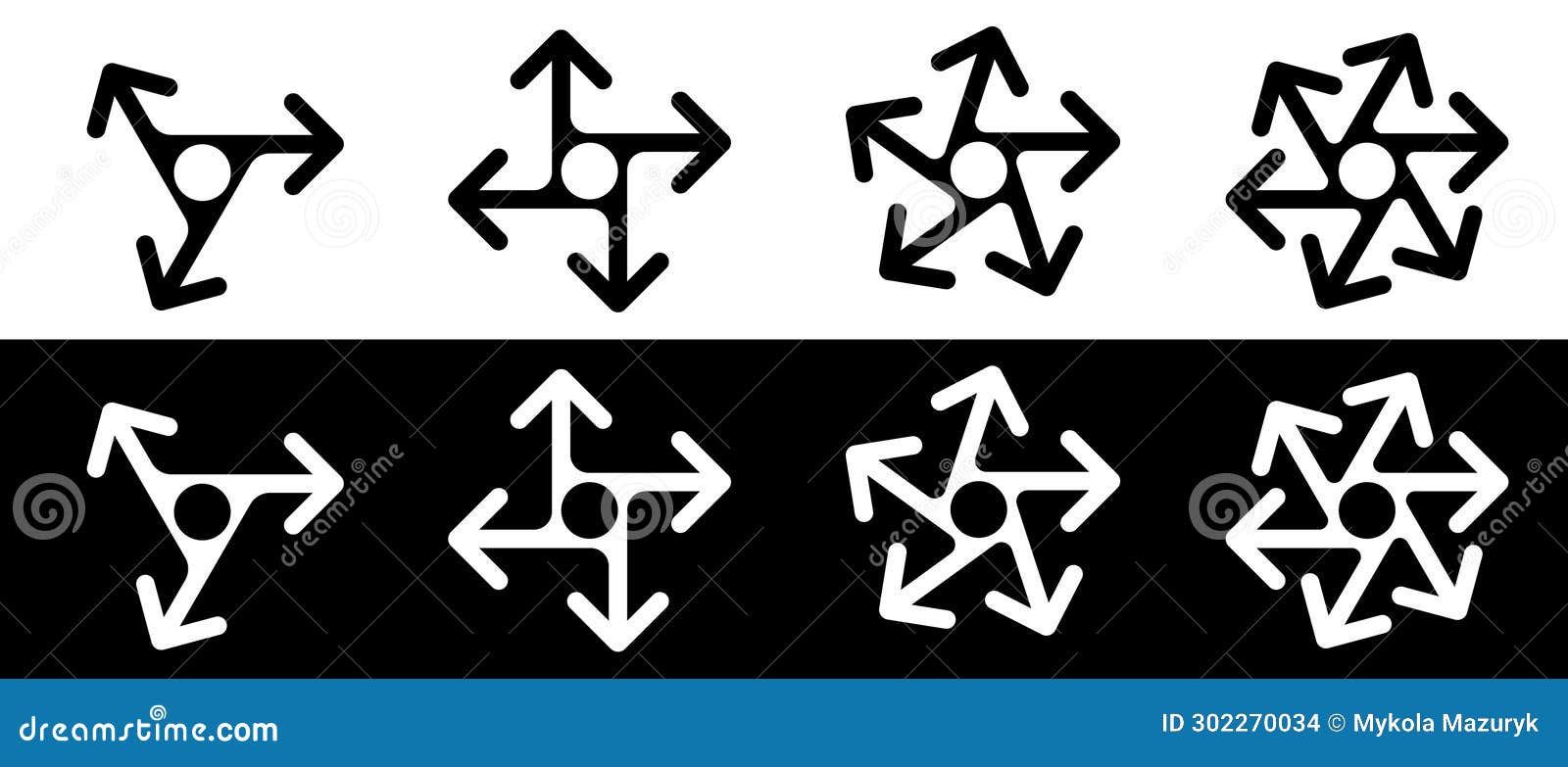 Crossroad. Black And White Mystic Concept For Lenormand Oracle Tarot ...