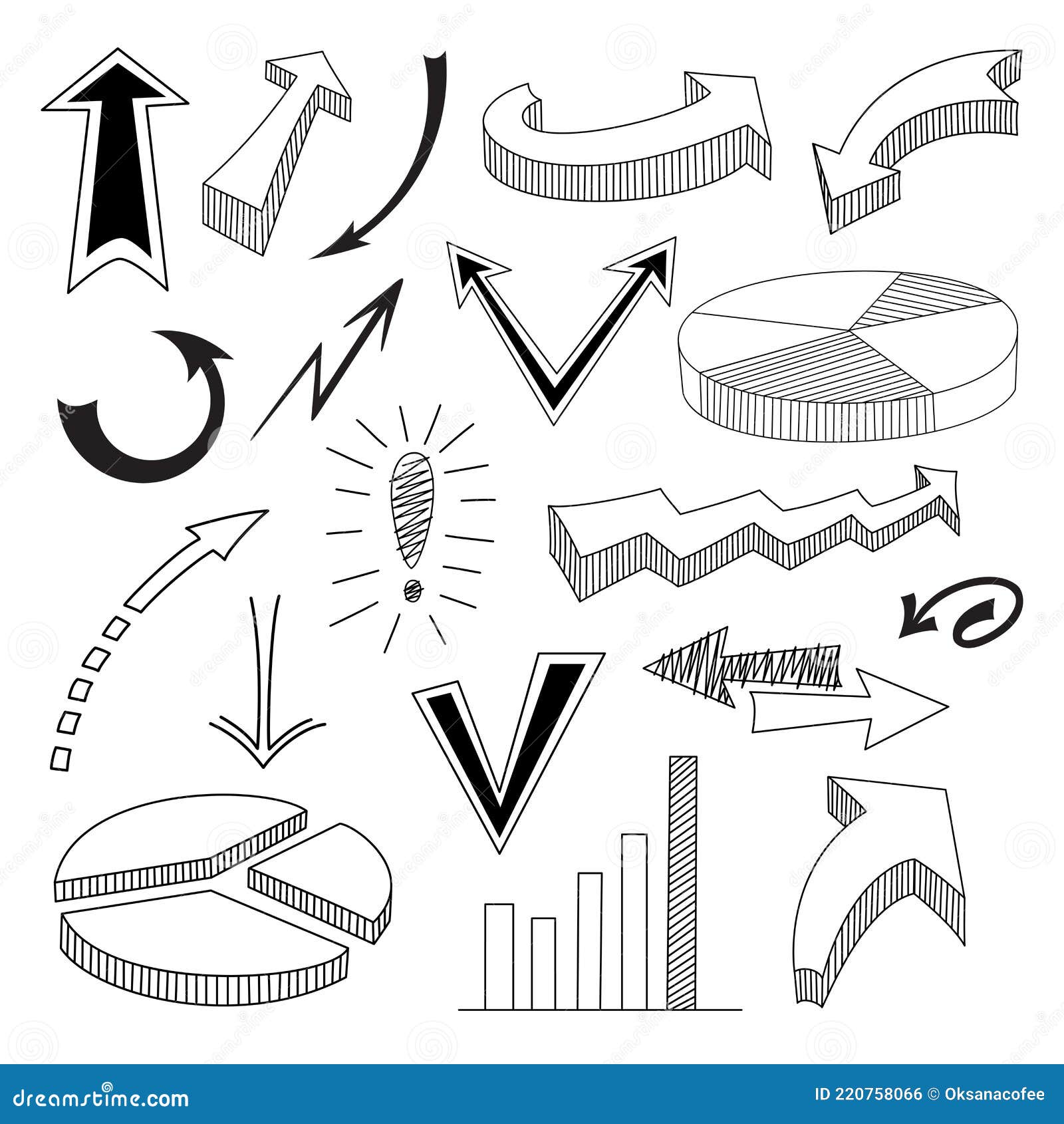 Schematic Pointers. Extension Lines To Indicate The Details Of The ...