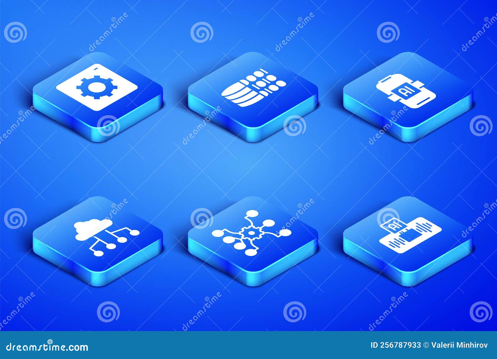 Set Artificial Intelligence AI, Computer Api Interface, Neural Network ... Set Artificial Intelligence AI, Computer Api Interface, Neural Network ...