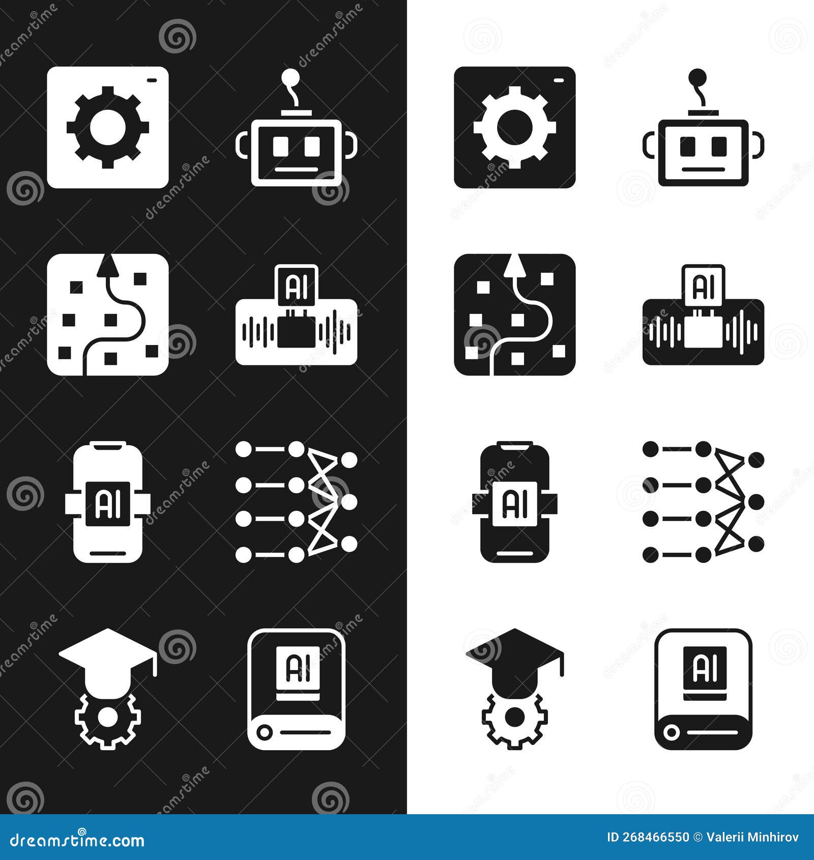 Set Artificial Intelligence AI, Neural Network, Computer Api Interface ... Set Artificial Intelligence AI, Neural Network, Computer Api Interface ...