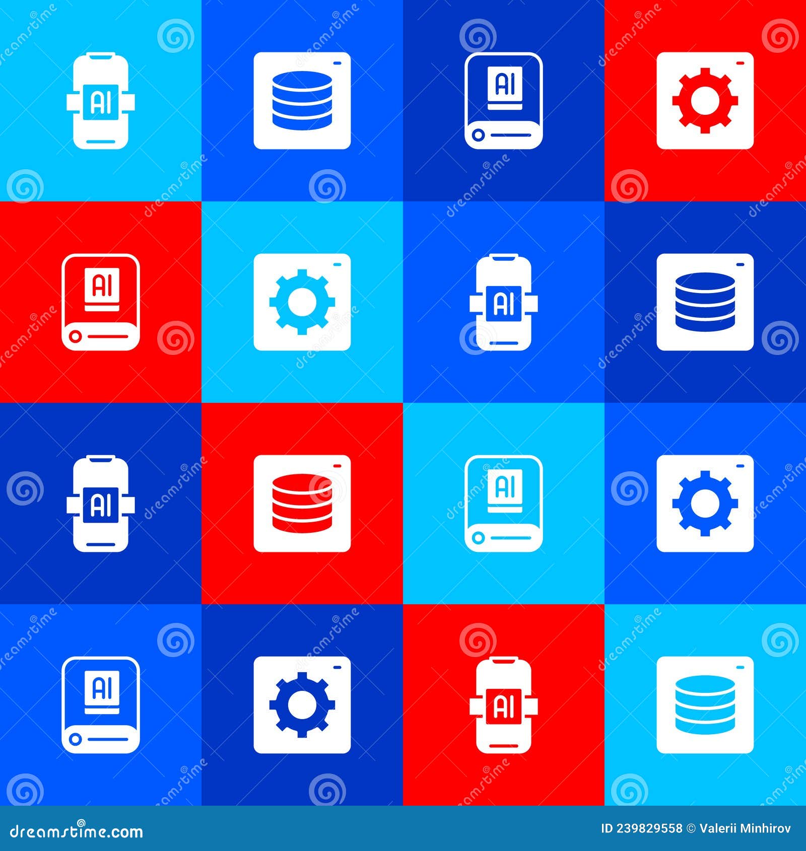 Set Artificial Intelligence AI, Server, Data, and Computer Api ... Set Artificial Intelligence AI, Server, Data, and Computer Api ...