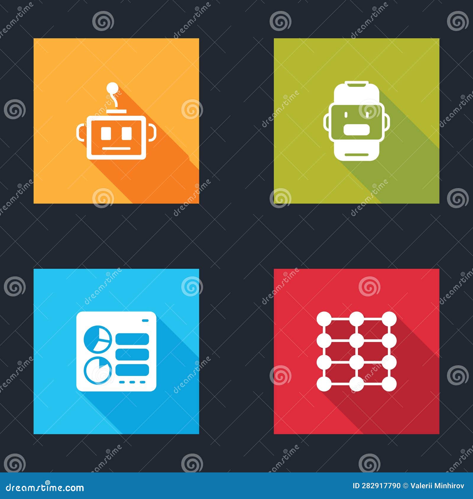 Set Artificial Intelligence Robot, Chat, Computer Api Interface and ...