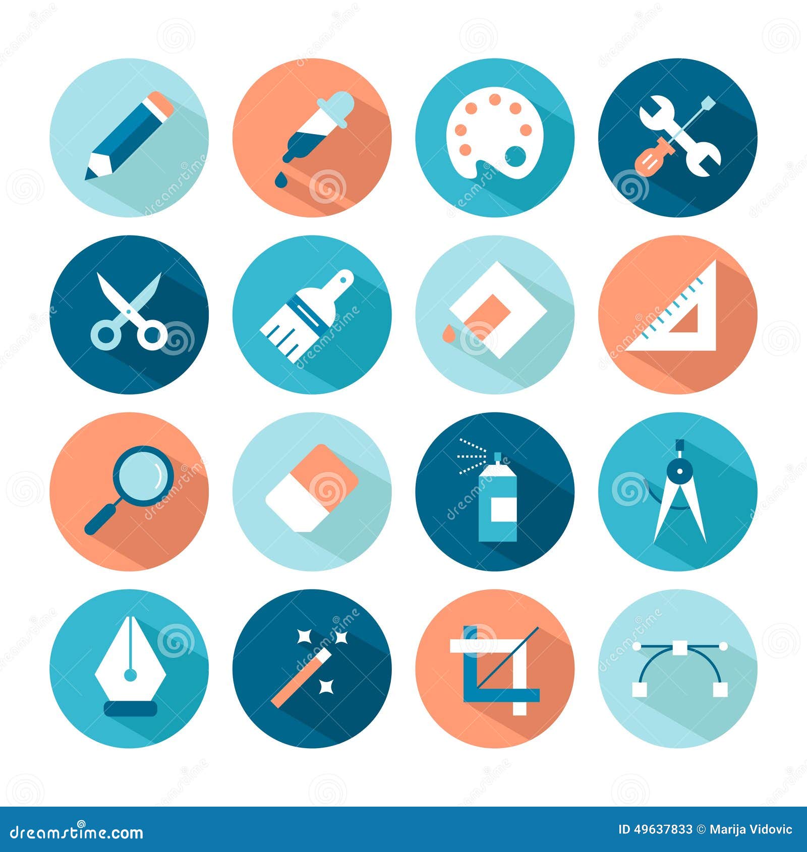 Design Tools Vector Illustration | CartoonDealer.com #55566398