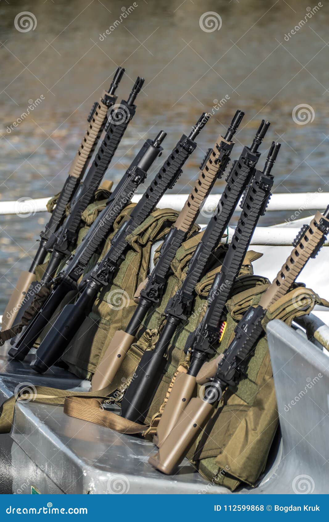 Set assault rifles stock photo. Image of military, group - 112599868