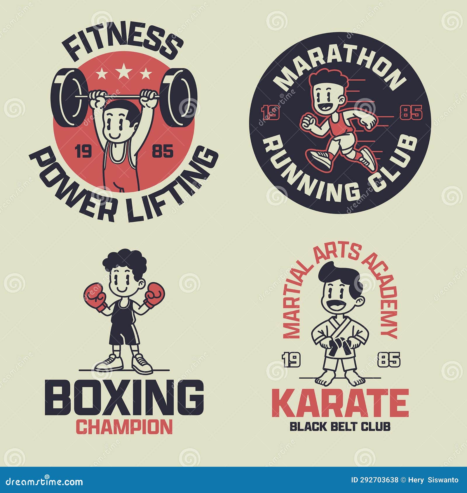 Athletic Logo Template Design. Minimalist Athletic Logo With Modern ...